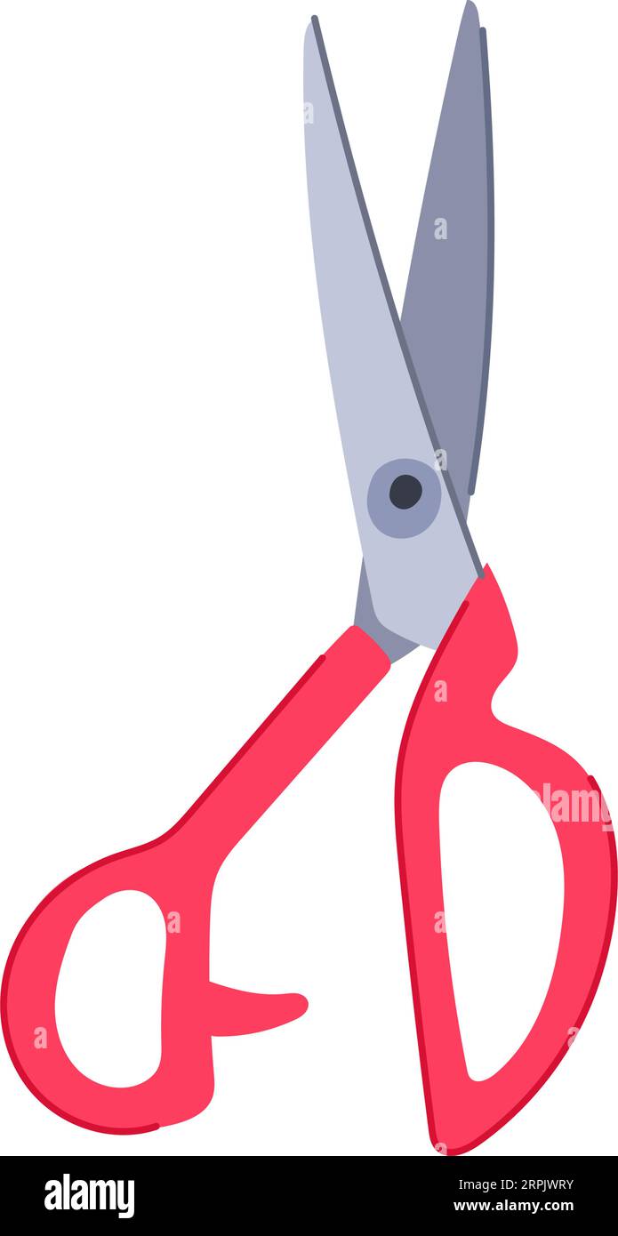 scissor scissor cartoon vector illustration Stock Vector Image & Art ...