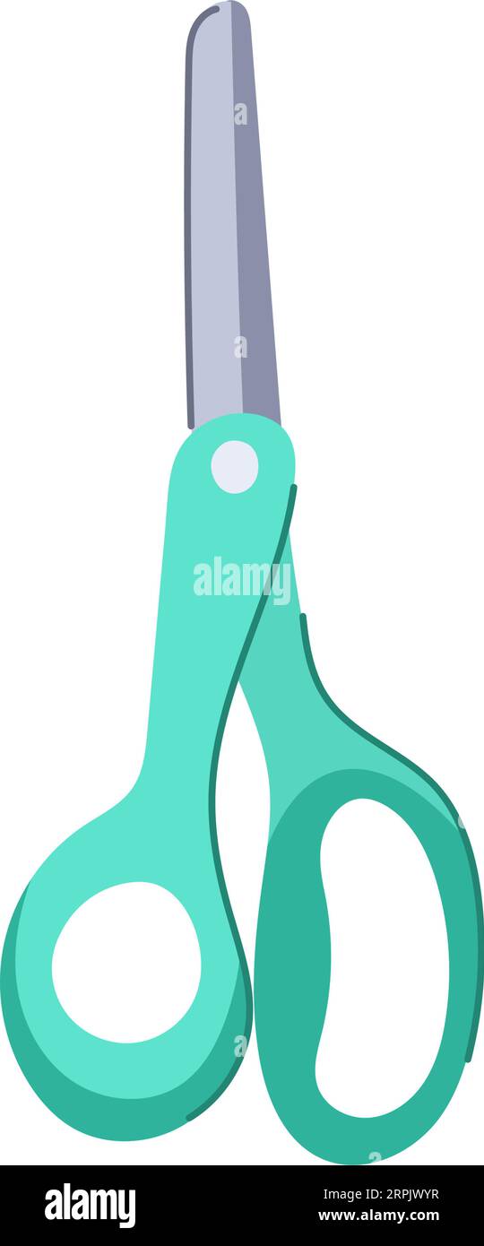 line scissor cartoon vector illustration Stock Vector Image & Art - Alamy