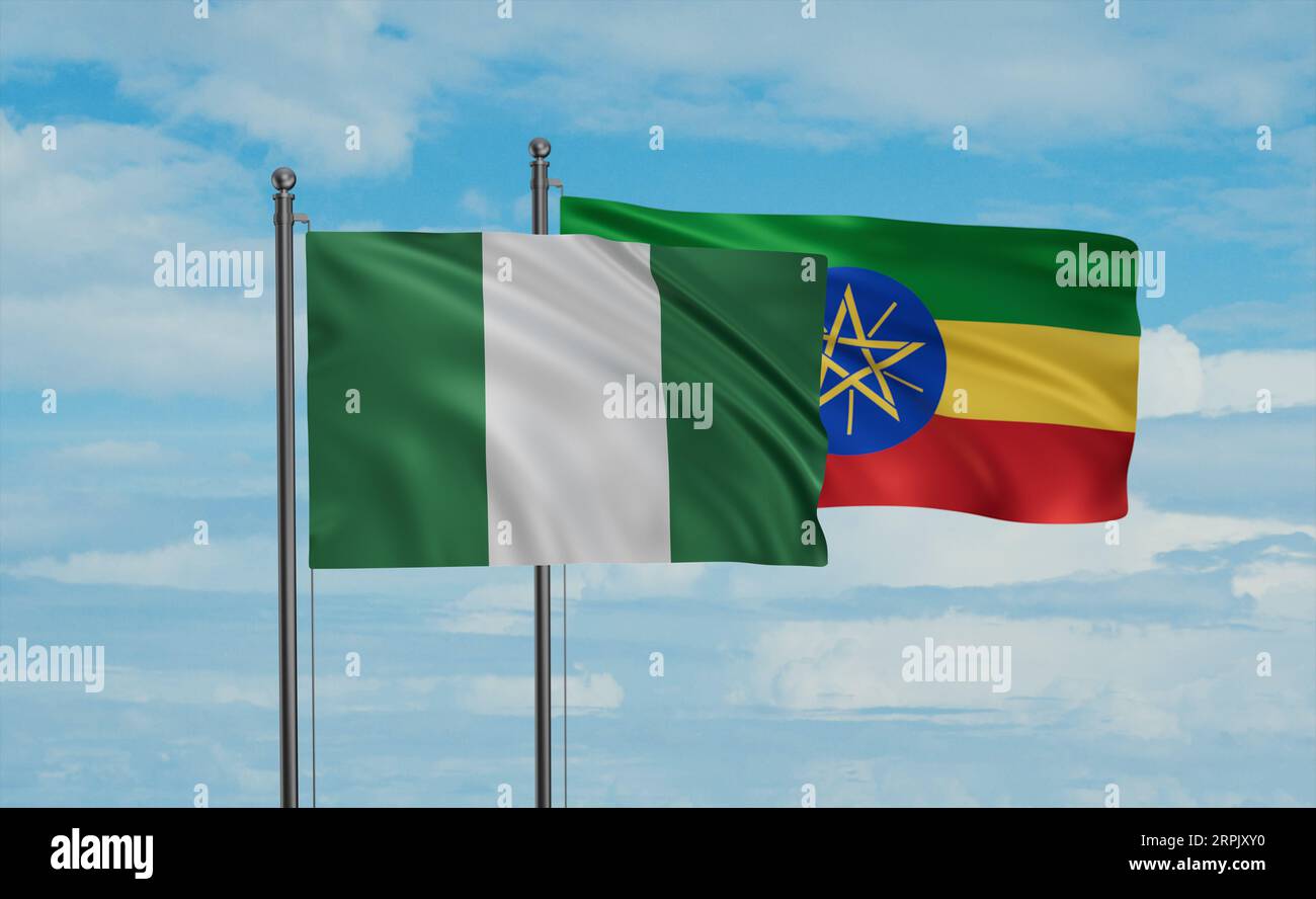 Nigeria ethiopia flag hi-res stock photography and images - Alamy