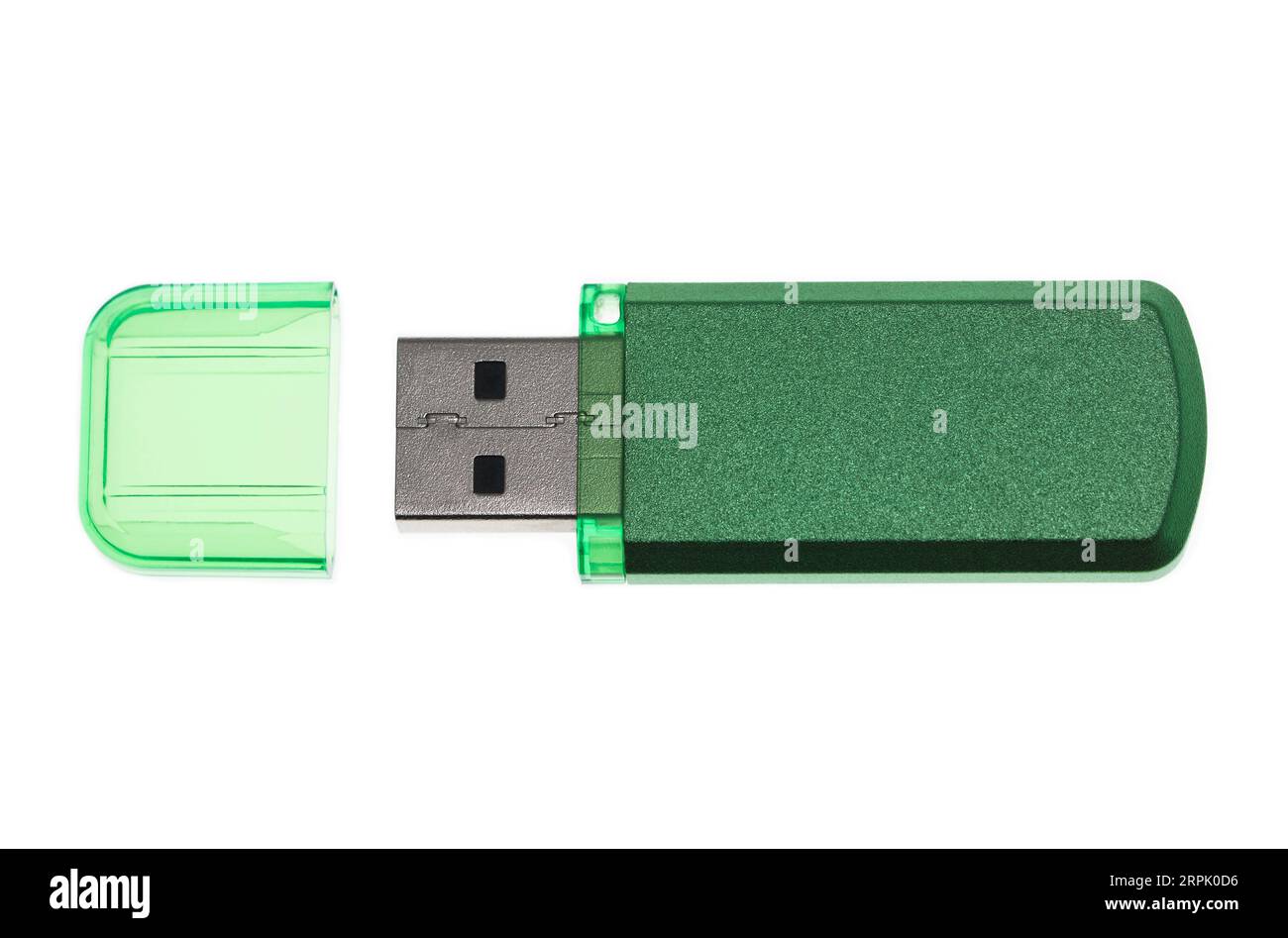 It is Green USB and Lid isolated on white Stock Photo - Alamy