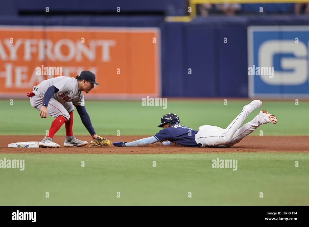 St. Petersburg, FL USA; Tampa Bay Rays right fielder Vidal Brujan (7 ...