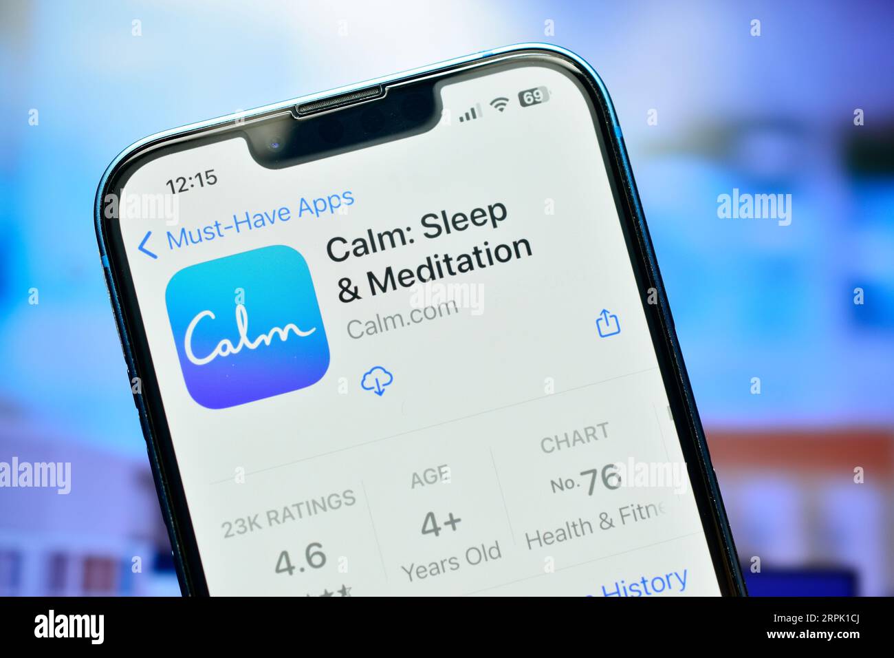 Calm app hi-res stock photography and images - Alamy