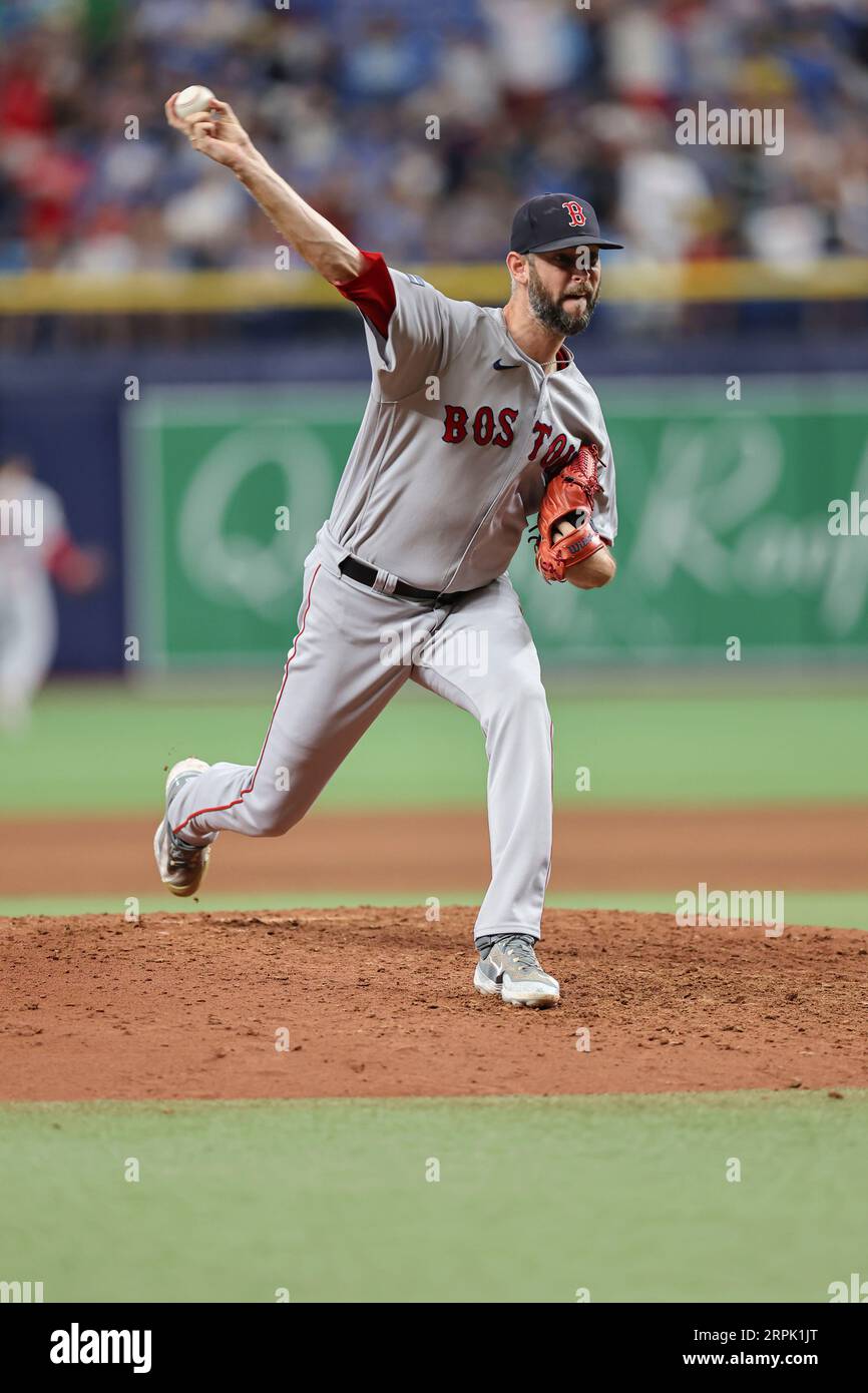 St. Petersburg, FL USA; Boston Red Sox relief pitcher Chris Martin (55 ...