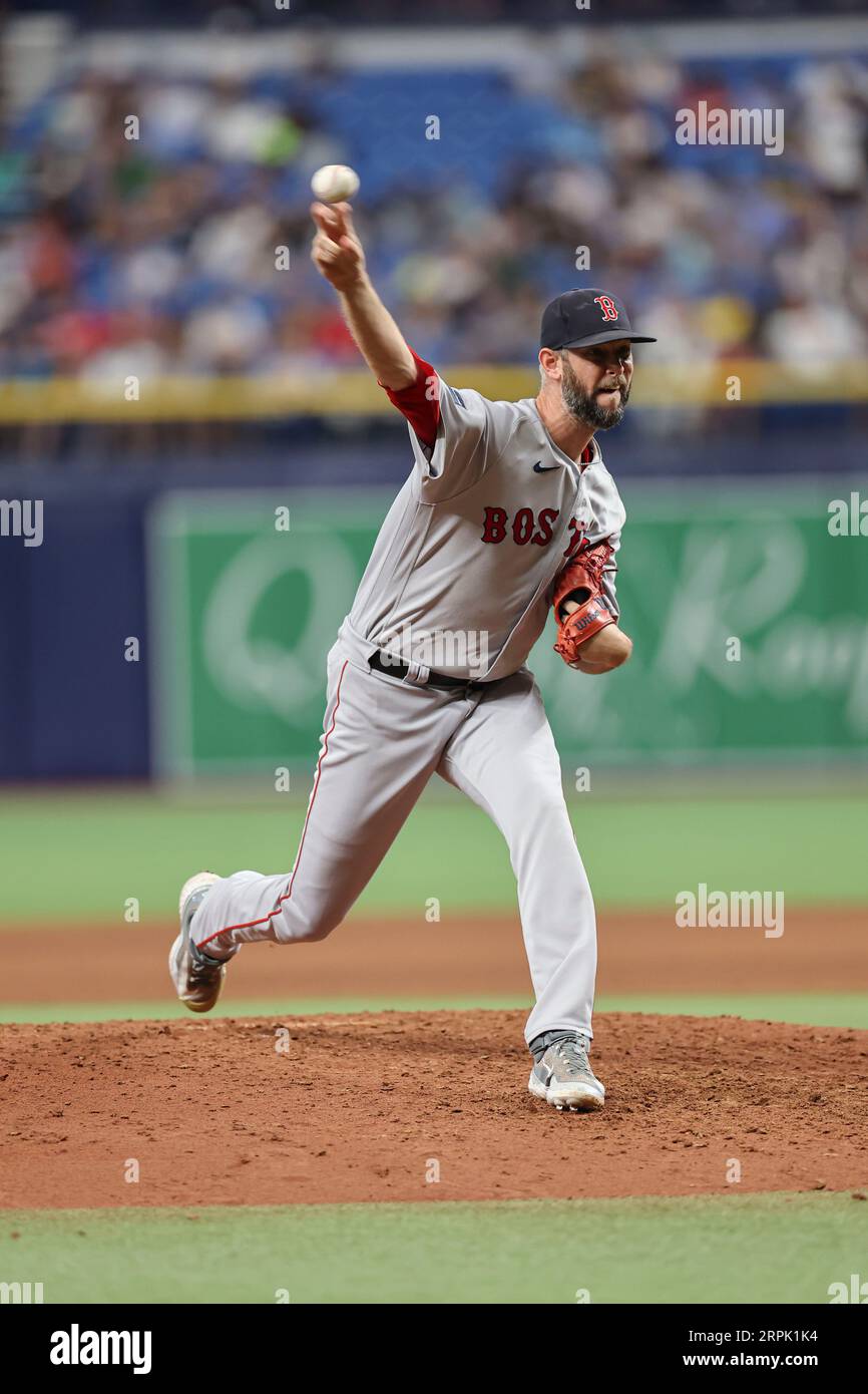 St. Petersburg, FL USA; Boston Red Sox relief pitcher Chris Martin (55 ...