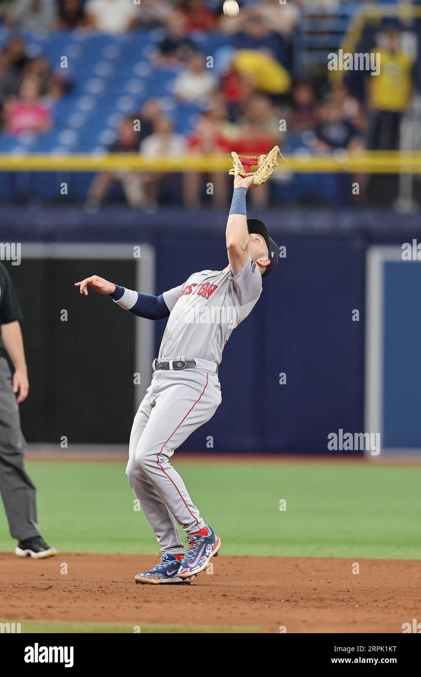 St. Petersburg, FL USA; Boston Red Sox shortstop Trevor Story (10 ...