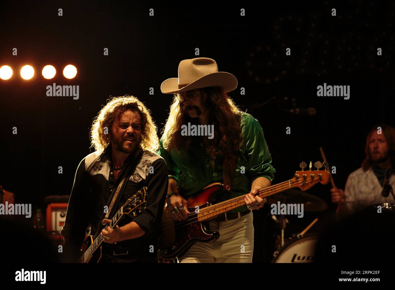 The Sheepdogs performing at the CNE Bandshell in Toronto Stock Photo ...