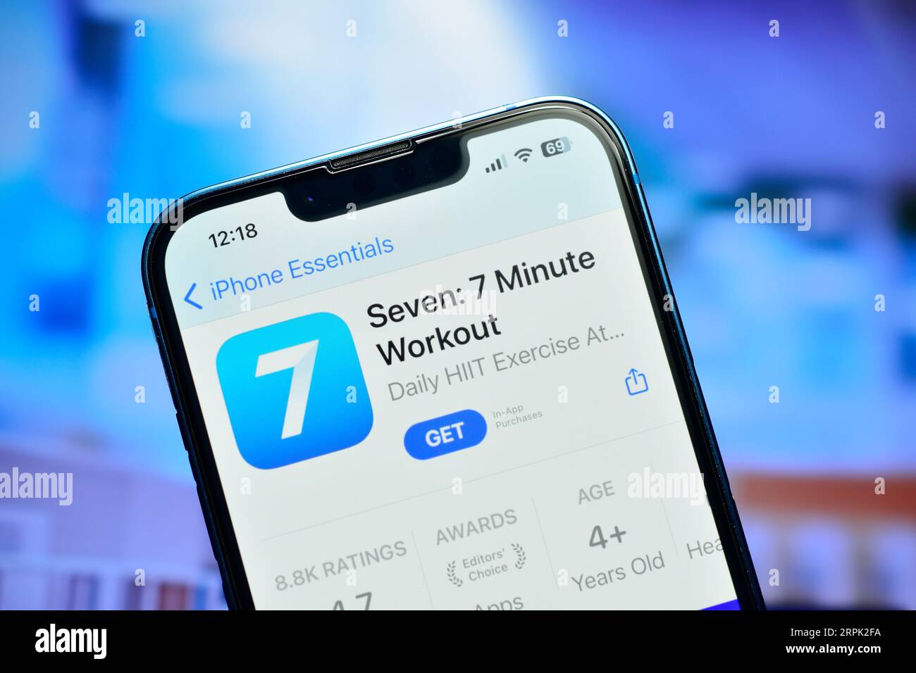 7 minute workout hi-res stock photography and images - Alamy