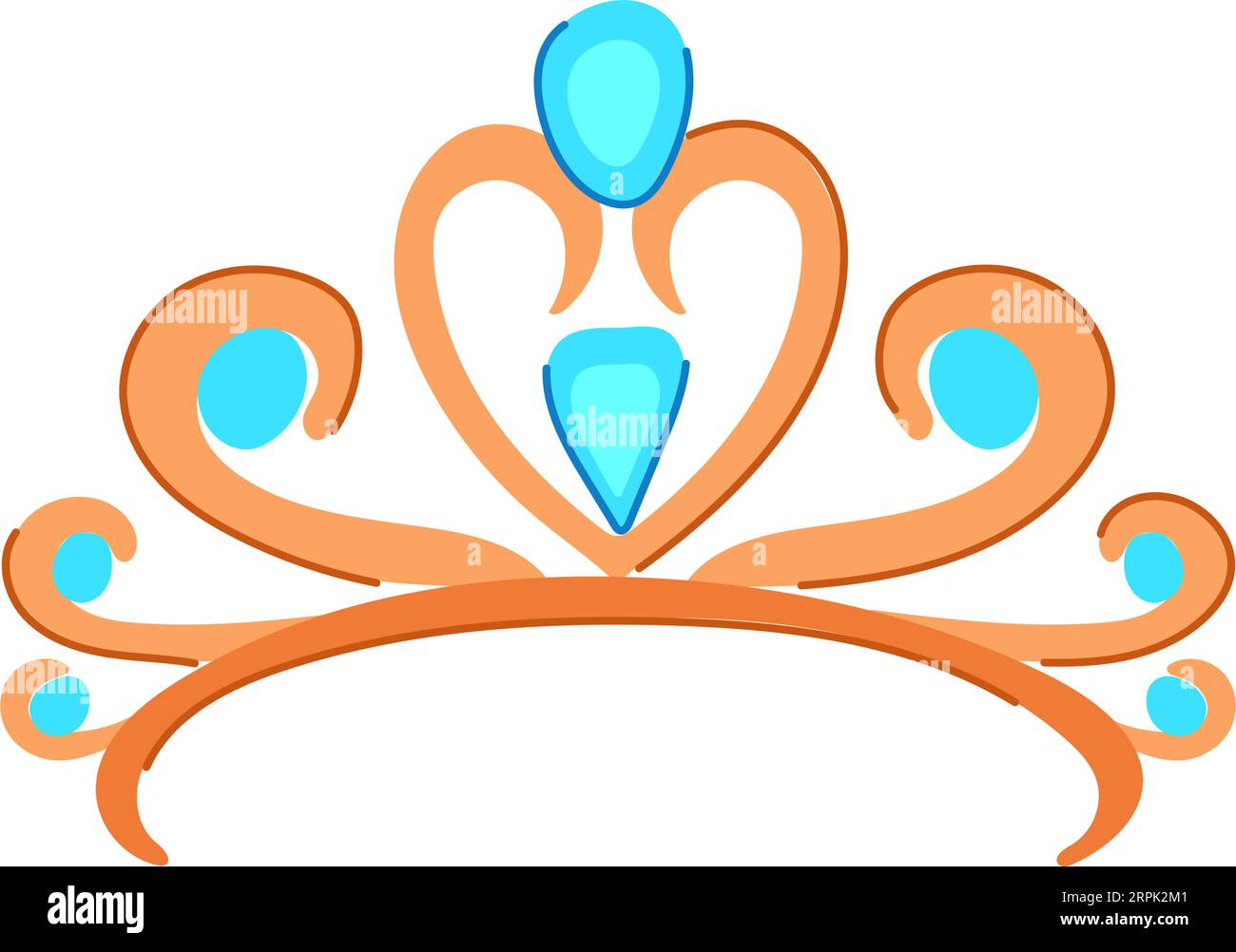jewelry tiara cartoon vector illustration Stock Vector Image & Art - Alamy