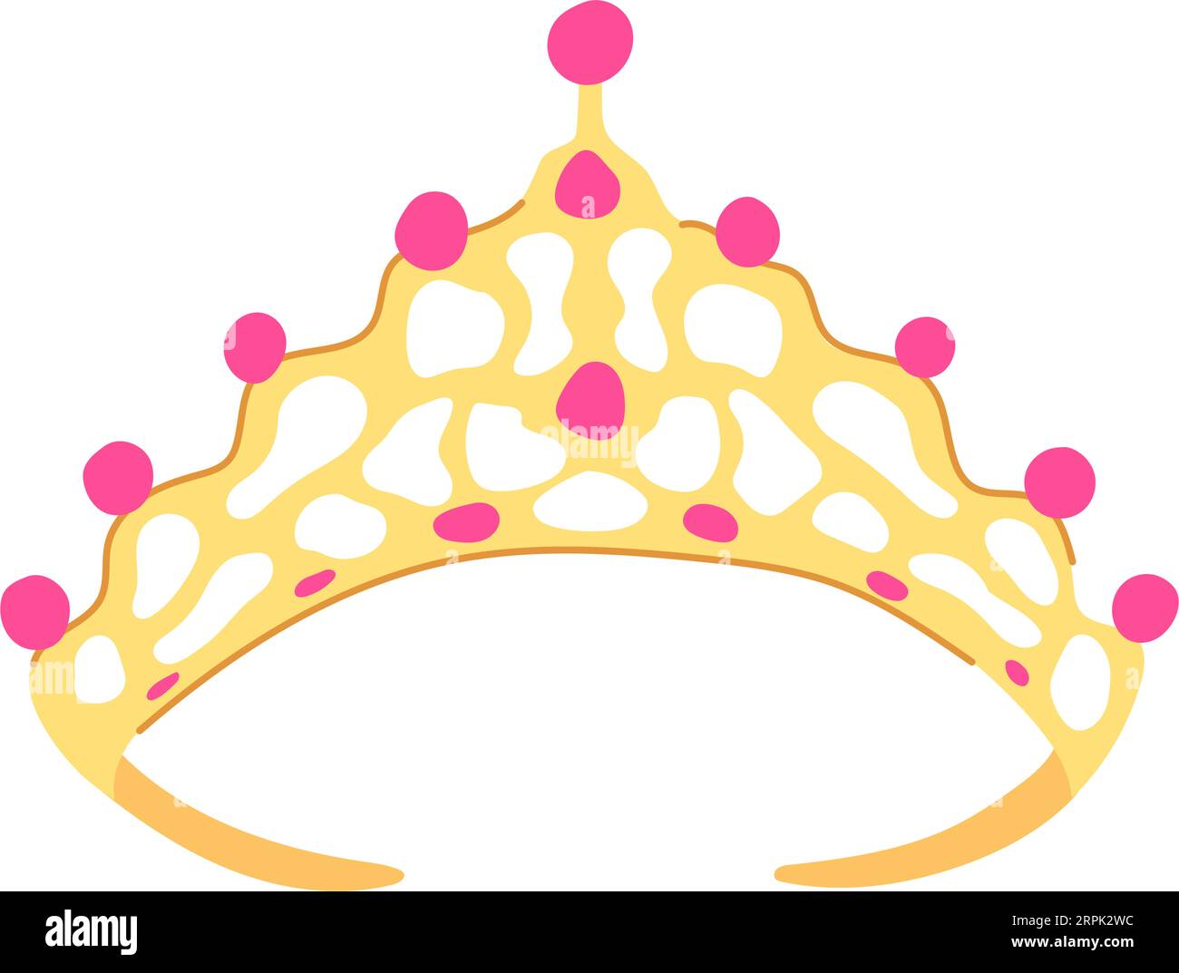 king tiara cartoon vector illustration Stock Vector Image & Art - Alamy