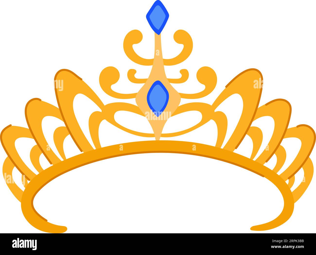 logo tiara cartoon vector illustration Stock Vector Image & Art - Alamy