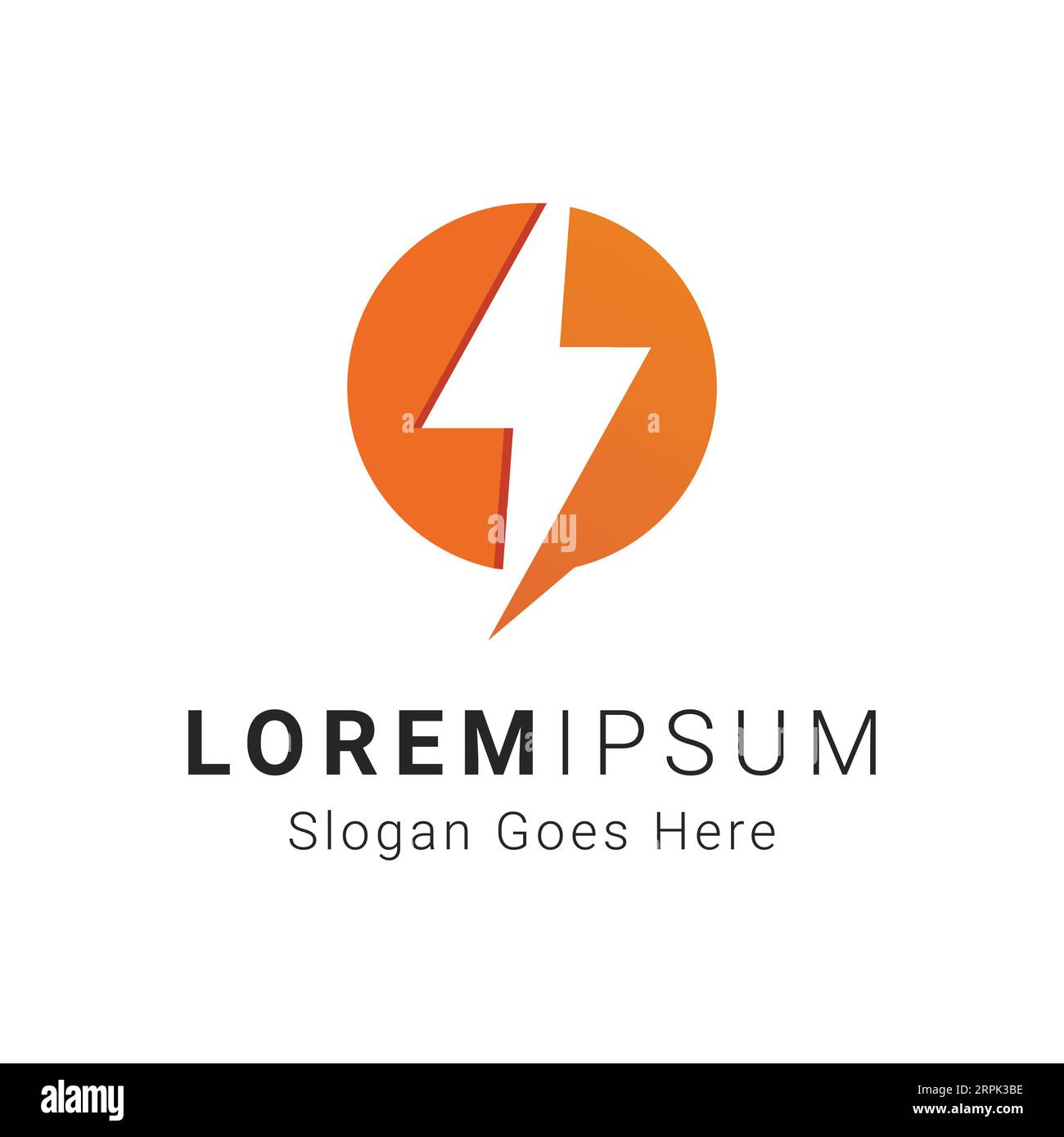 Electric Bolt Logo Design Stock Vector Image & Art - Alamy