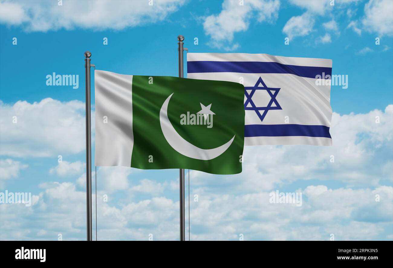 Waving flag pakistan israel hi-res stock photography and images - Alamy