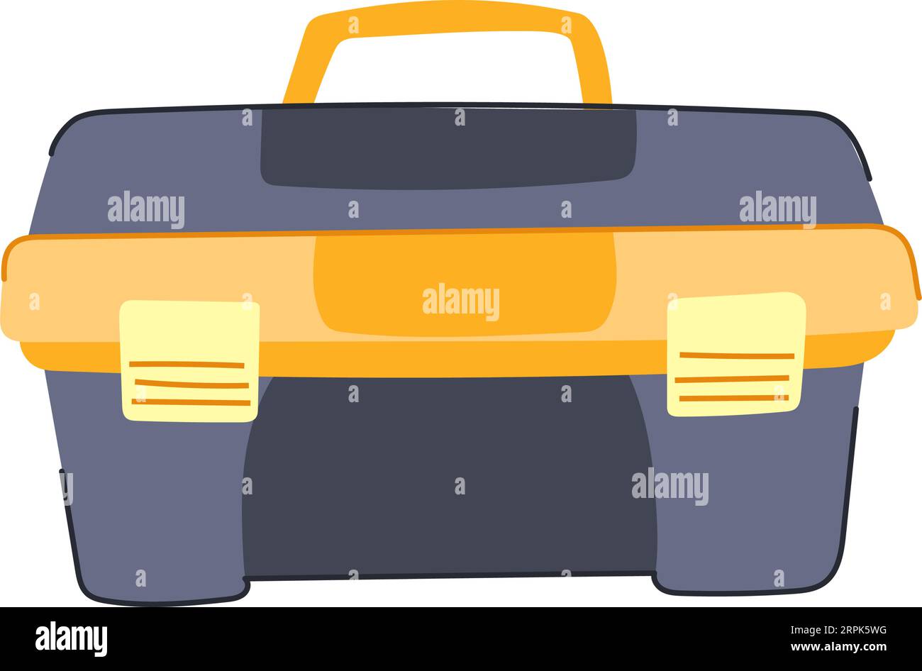 carpentry toolbox cartoon vector illustration Stock Vector Image & Art ...