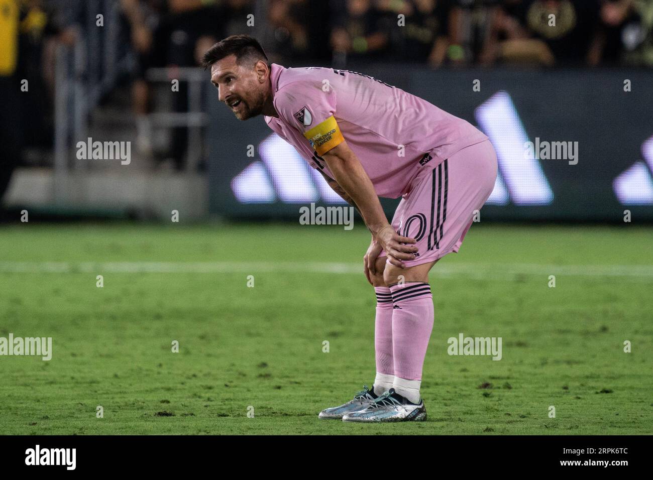 Inter Miami forward Lionel Messi (10) during a MLS match against LAFC ...