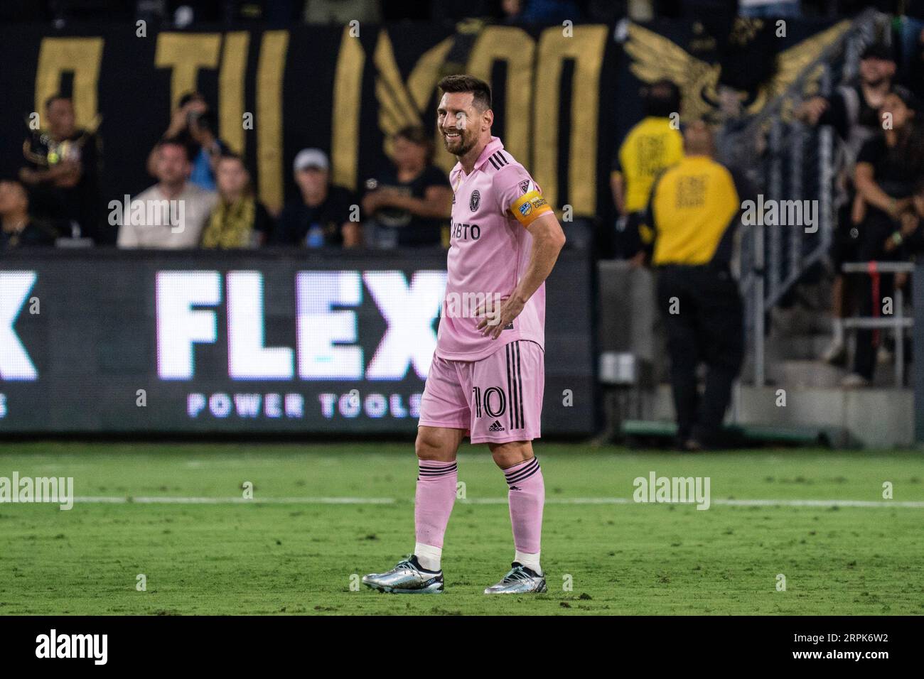Inter Miami forward Lionel Messi (10) during a MLS match against LAFC ...