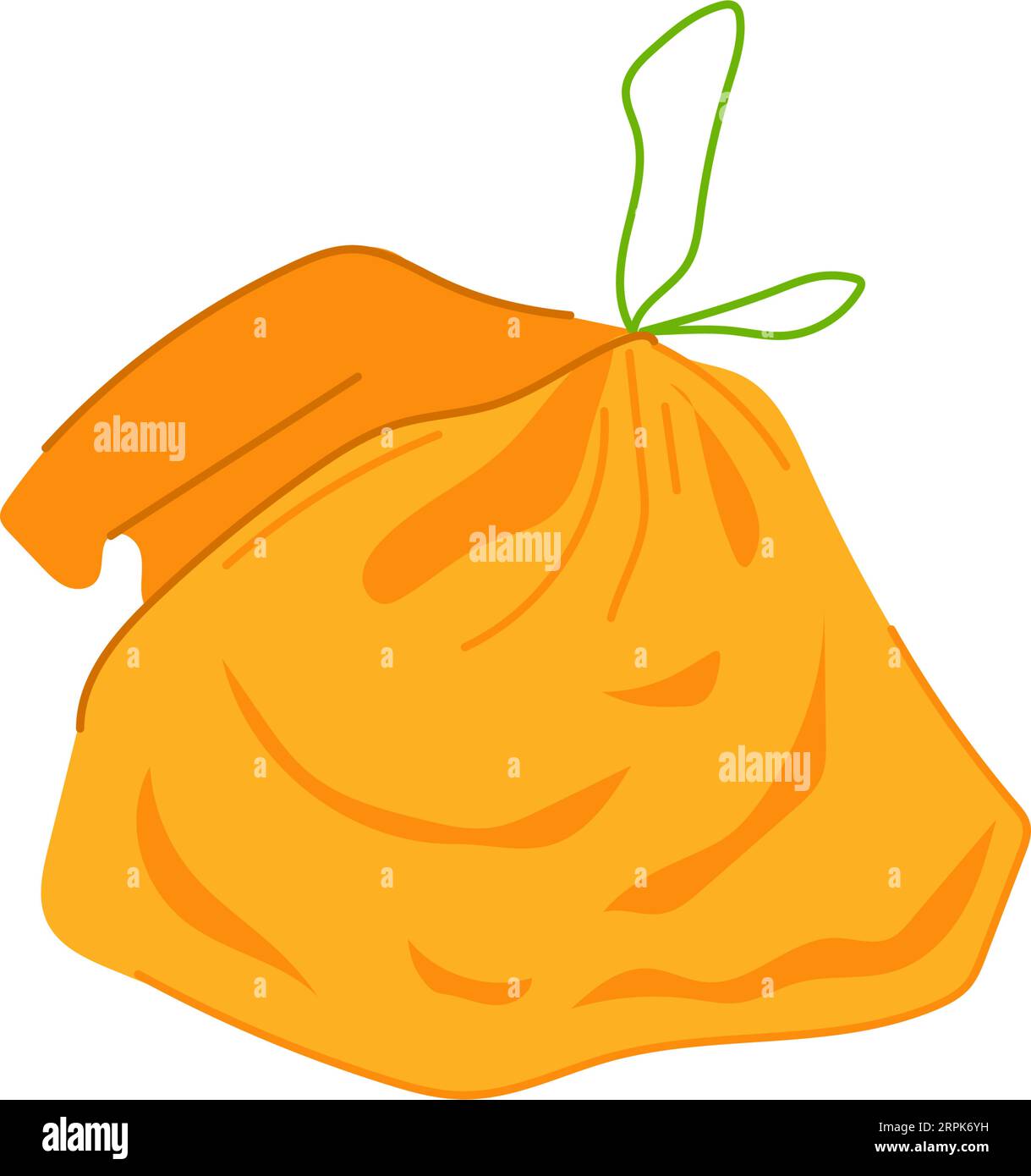 rubbish trash bag cartoon vector illustration Stock Vector Image & Art ...