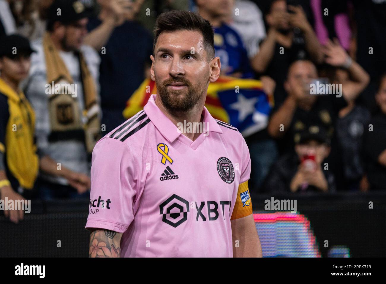 Inter Miami forward Lionel Messi (10) during a MLS match against LAFC ...