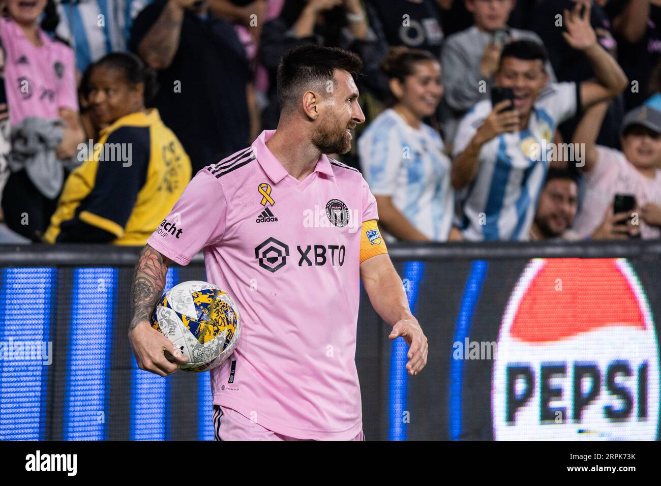 Inter Miami forward Lionel Messi (10) during a MLS match against LAFC ...