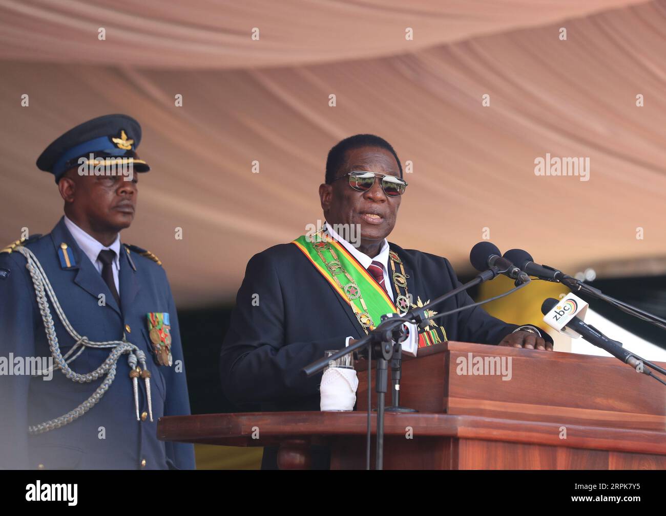 Harare, Zimbabwe. 4th Sep, 2023. Zimbabwean president-elect Emmerson ...
