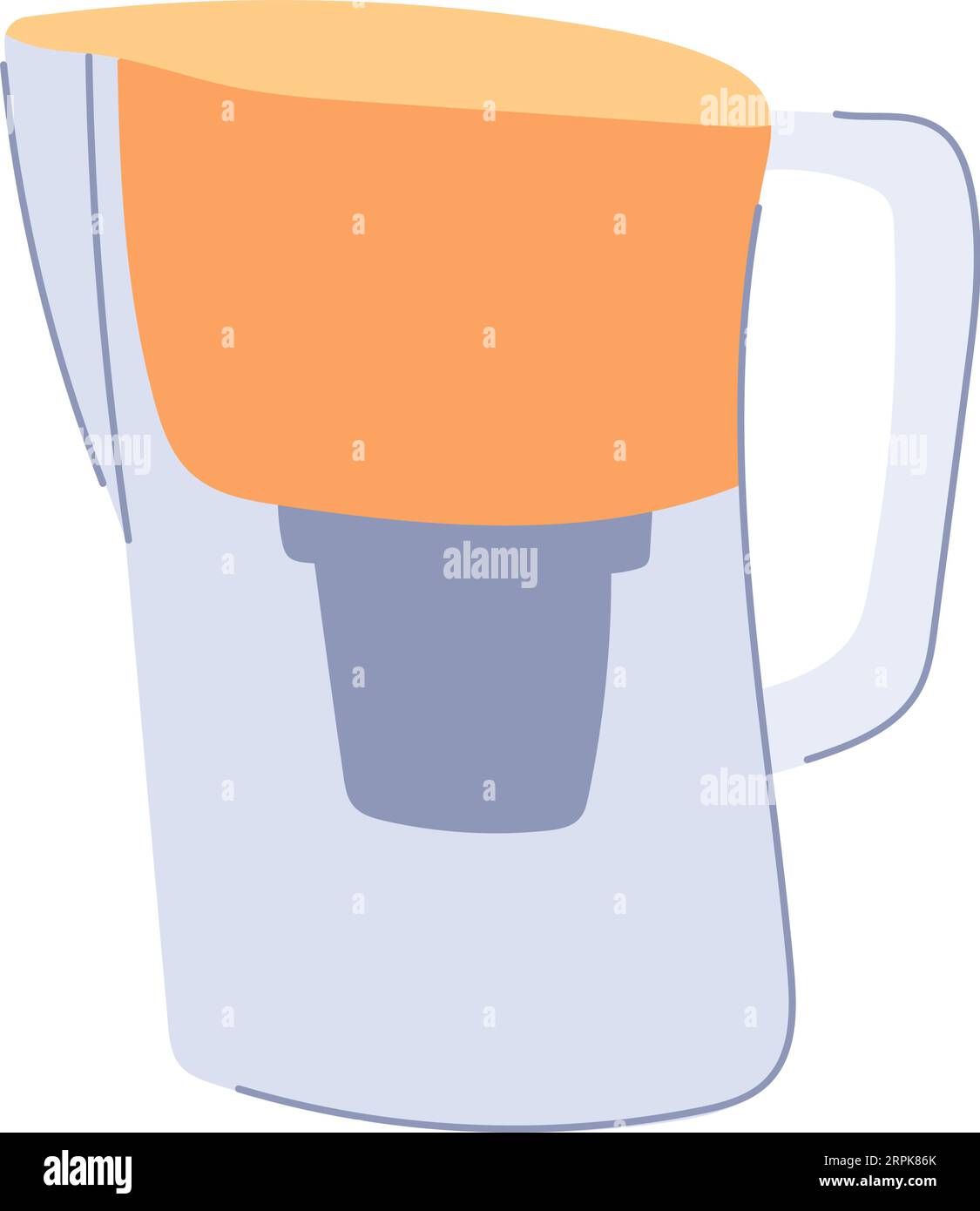 mineral water pitcher cartoon vector illustration Stock Vector Image ...