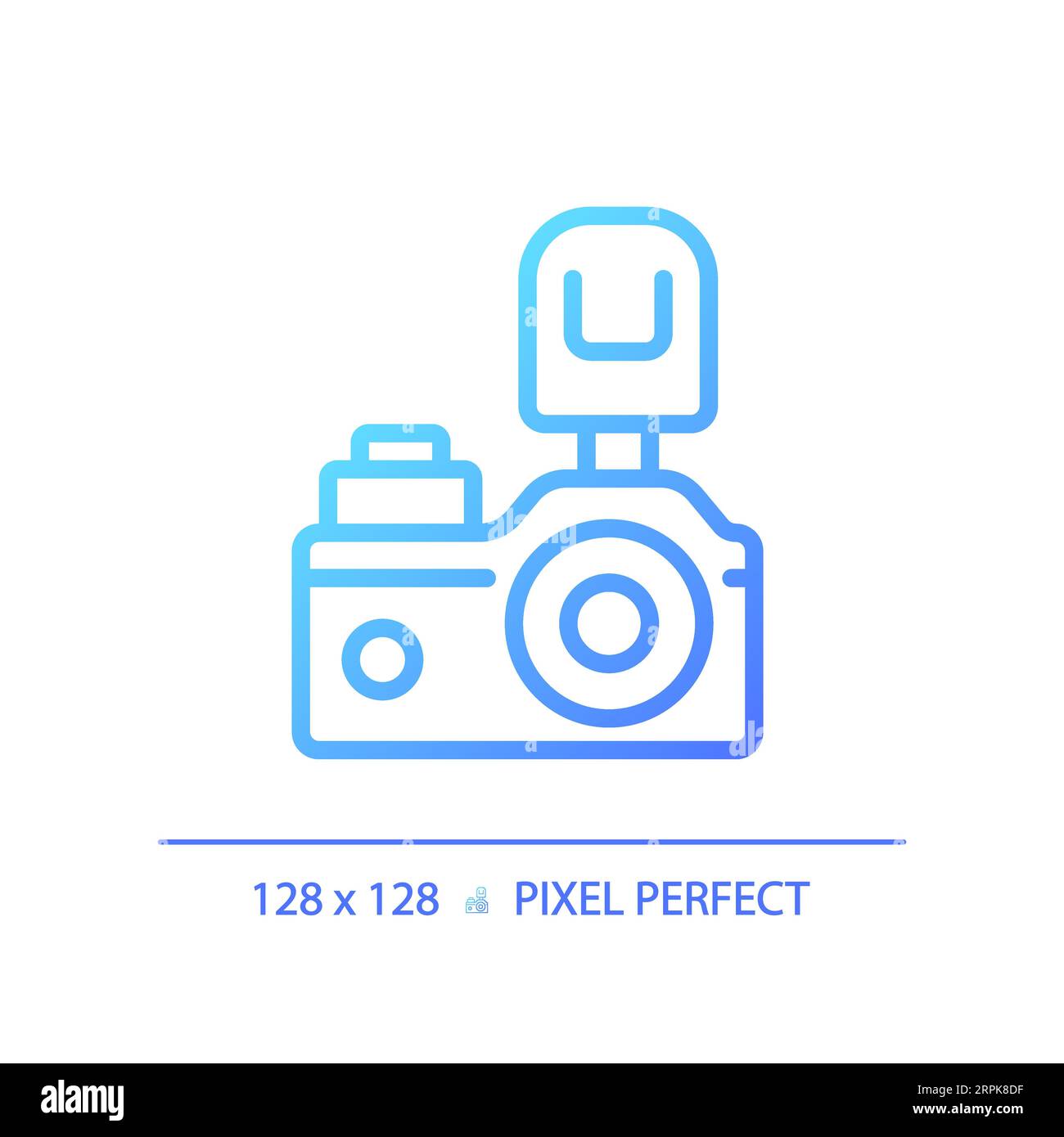 2d Thin Linear Gradient Camera Icon Stock Vector Image And Art Alamy