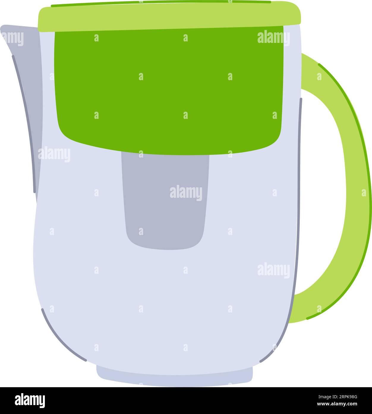 nature water pitcher cartoon vector illustration Stock Vector Image ...