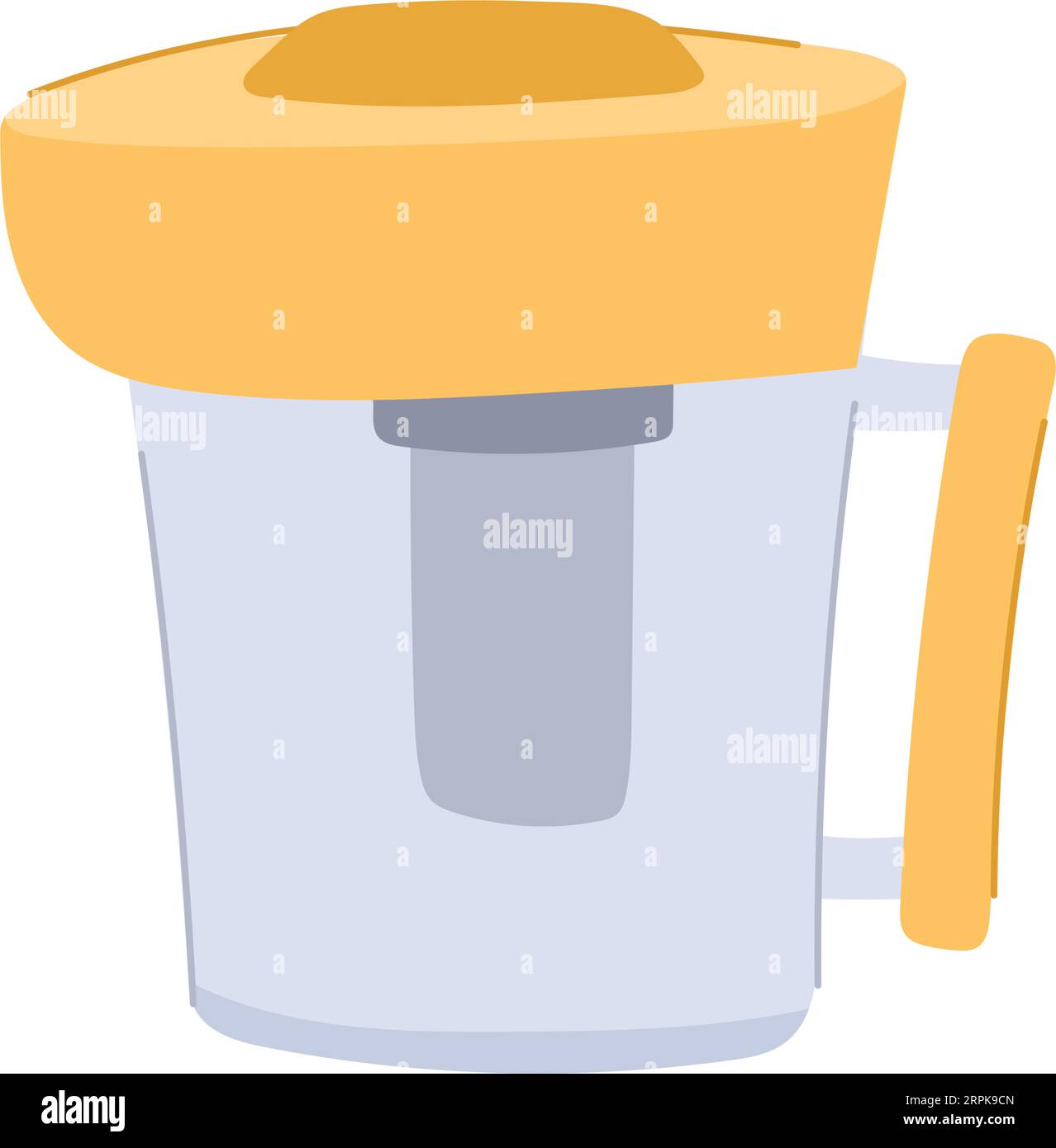 healthy water pitcher cartoon vector illustration Stock Vector Image ...