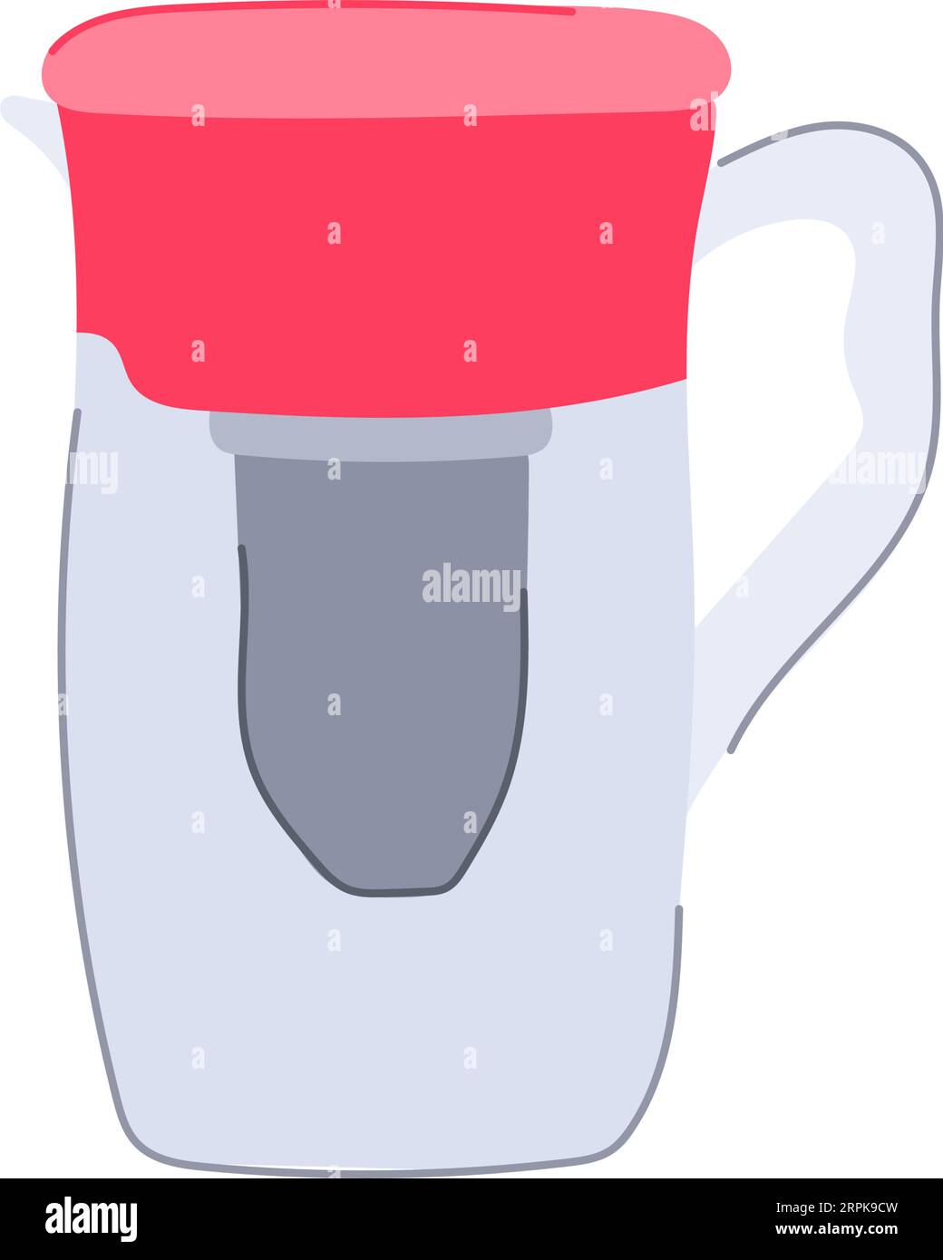 jar water pitcher cartoon vector illustration Stock Vector Image & Art ...