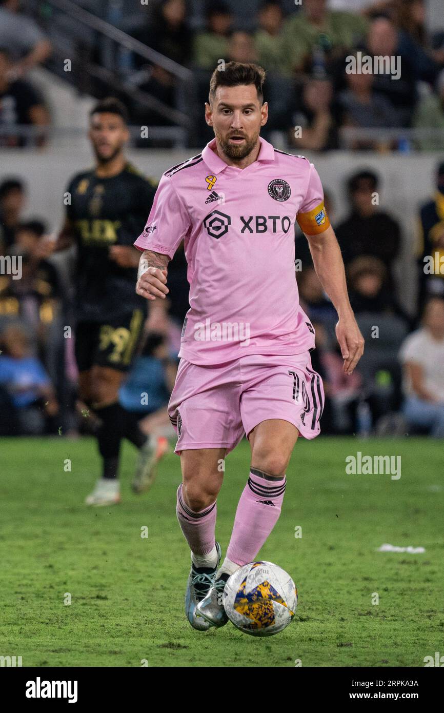 Los Angeles, United States. 03rd Sep, 2023. Inter Miami forward Lionel ...