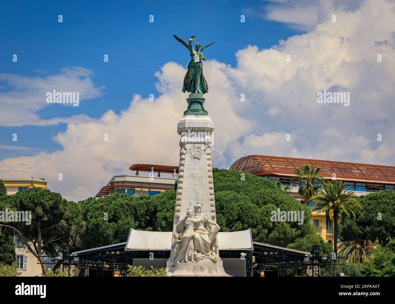 19th-century Centenary Monument commemorating annexation of Nice to ...