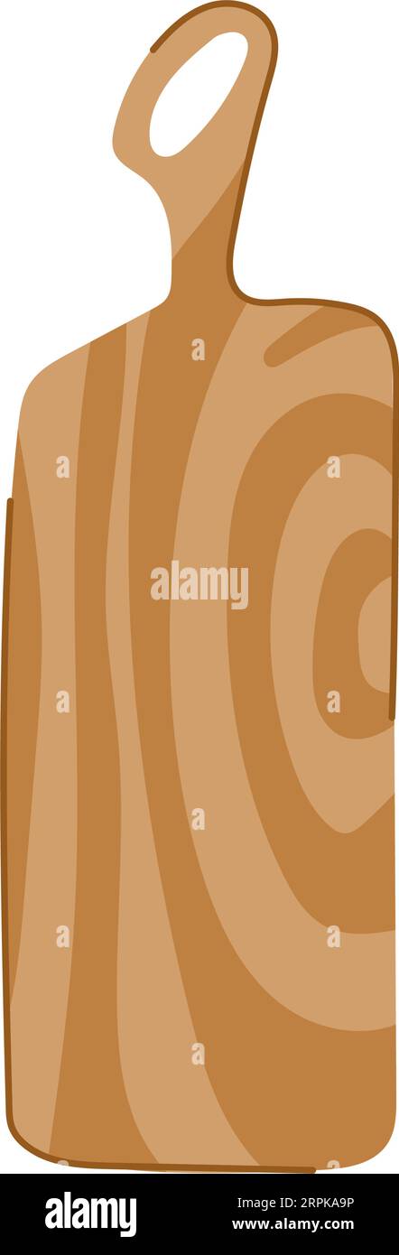 brown wooden pizza board cartoon vector illustration Stock Vector Image ...