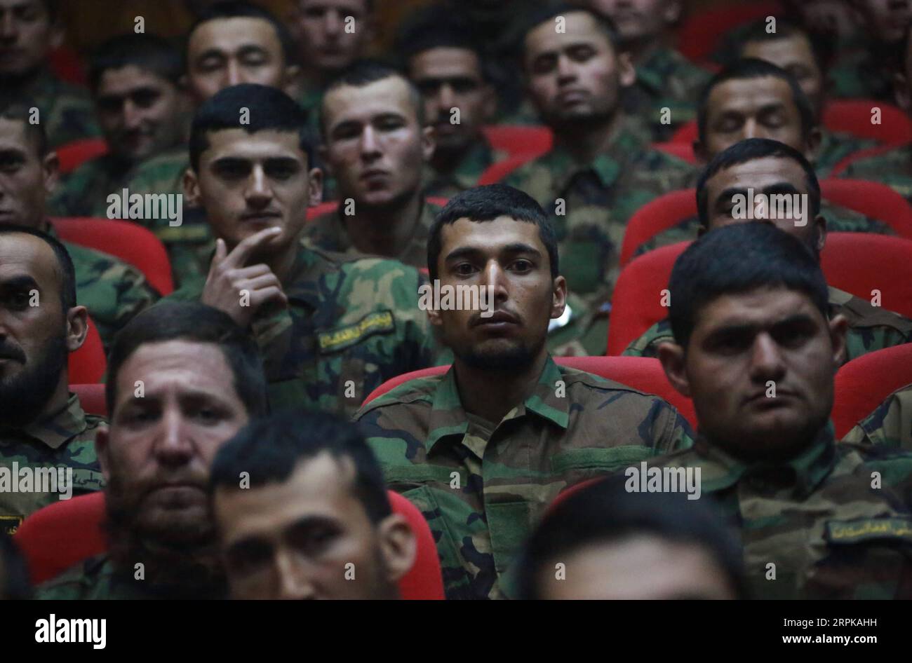 200105 -- KABUL, Jan. 5, 2020 -- Afghan army soldiers take part in ...