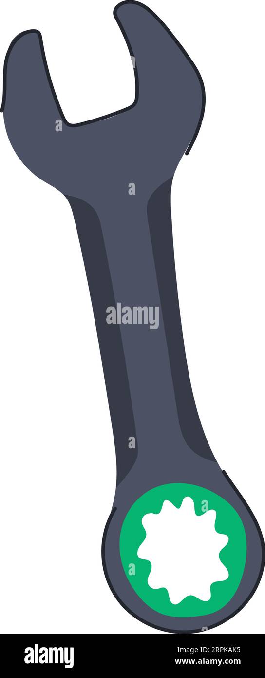 repair wrench cartoon vector illustration Stock Vector Image & Art - Alamy