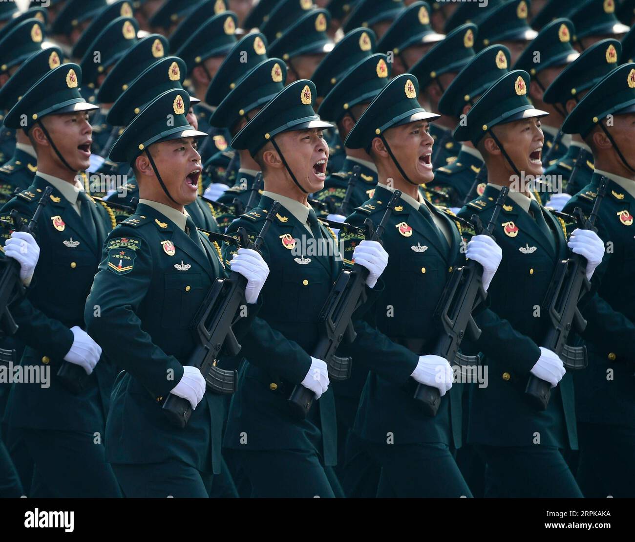 200105 -- BEIJING, Jan. 5, 2020 -- A formation of the People s ...