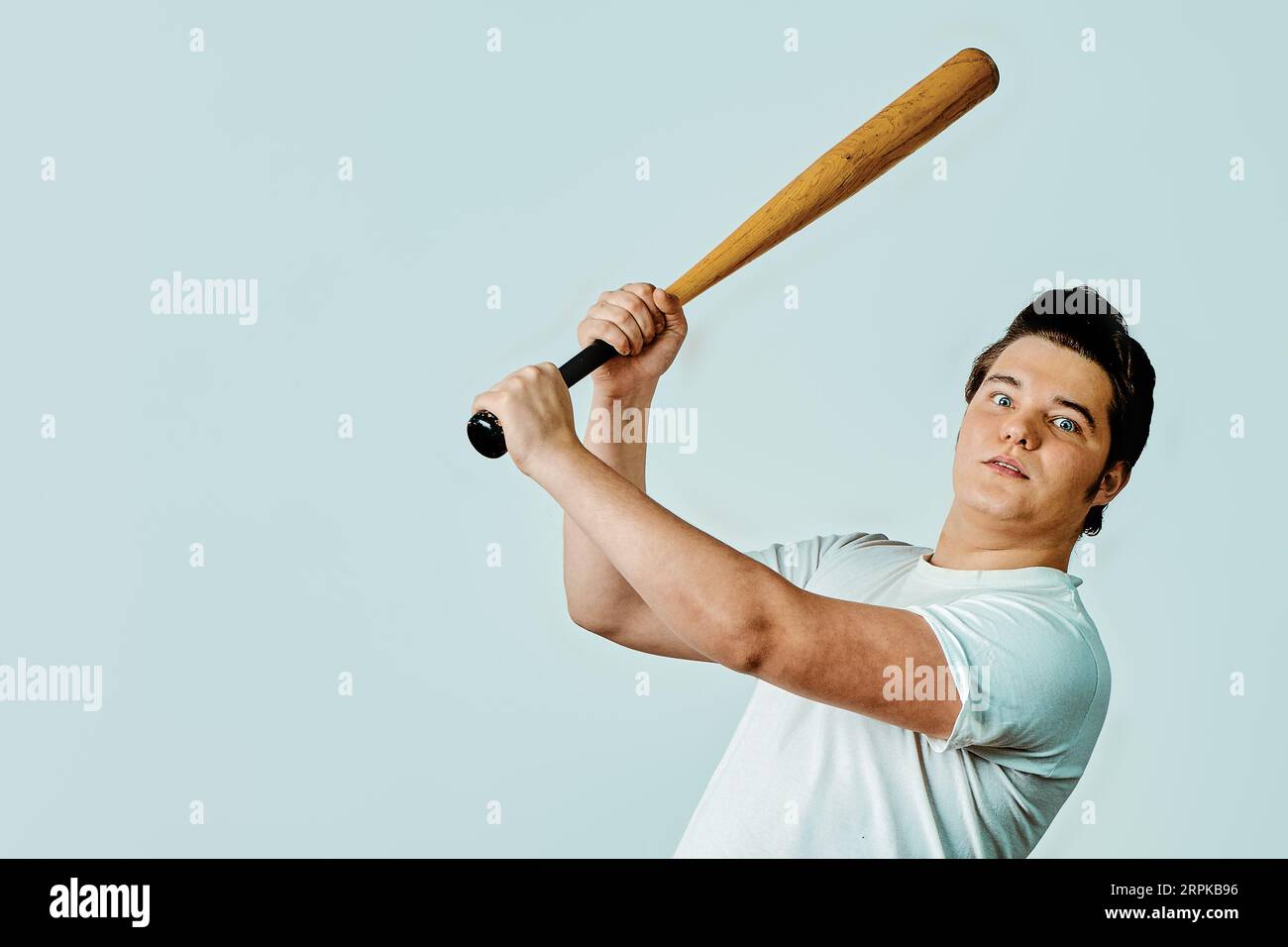 Hands on baseball bat hi-res stock photography and images - Alamy