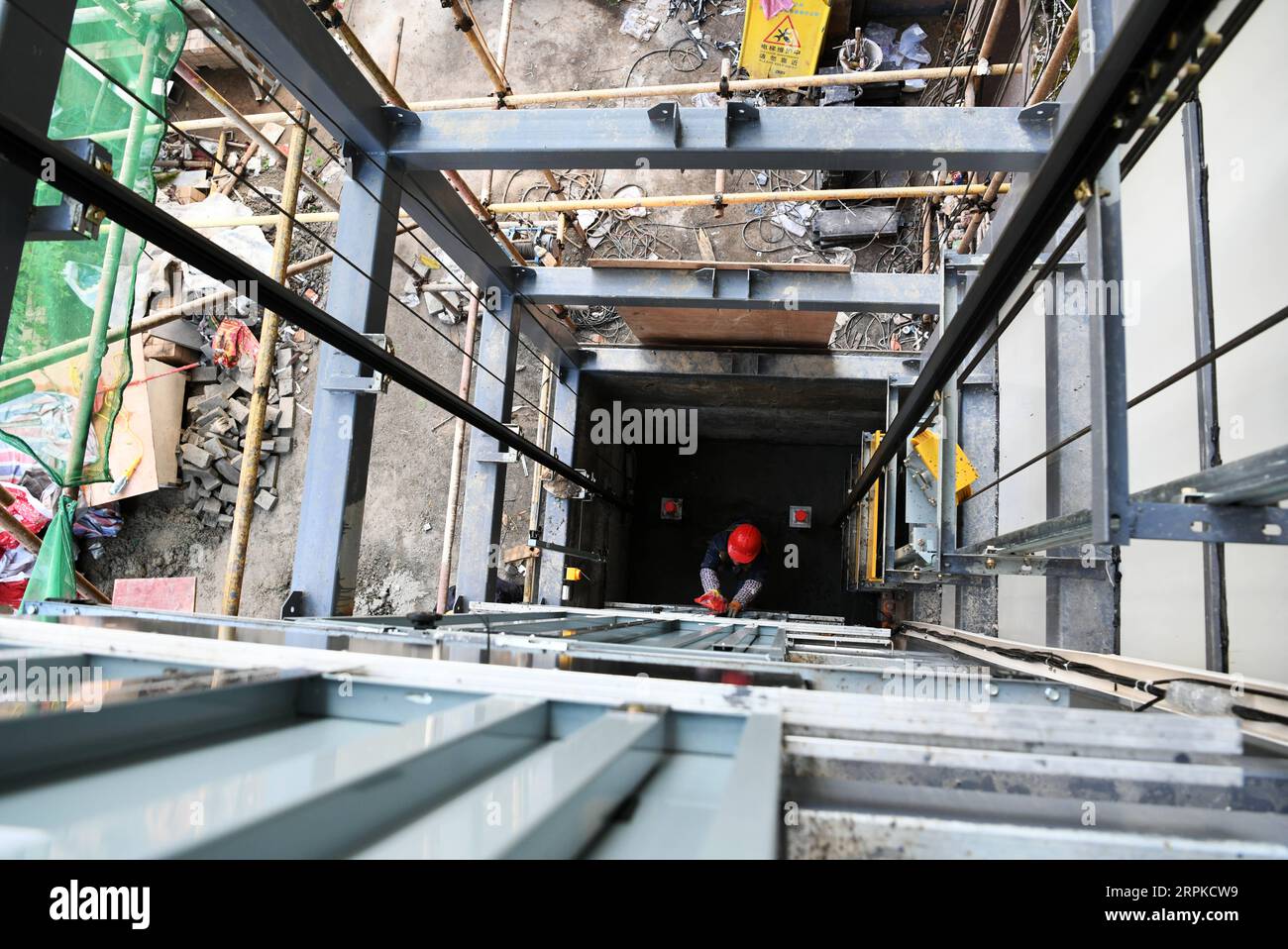 Elevator installation hi-res stock photography and images - Alamy