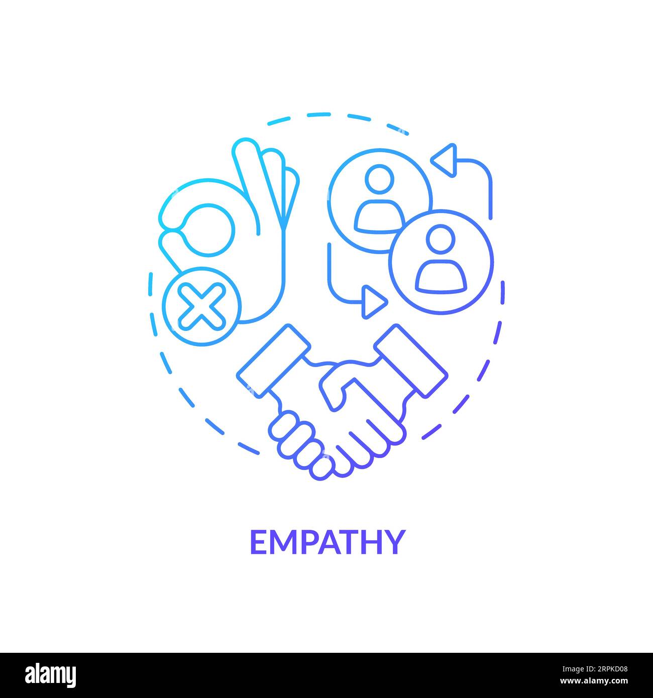 Empathy blue gradient concept icon Stock Vector Image & Art - Alamy Empathy blue gradient concept icon Stock Vector Image & Art - Alamy