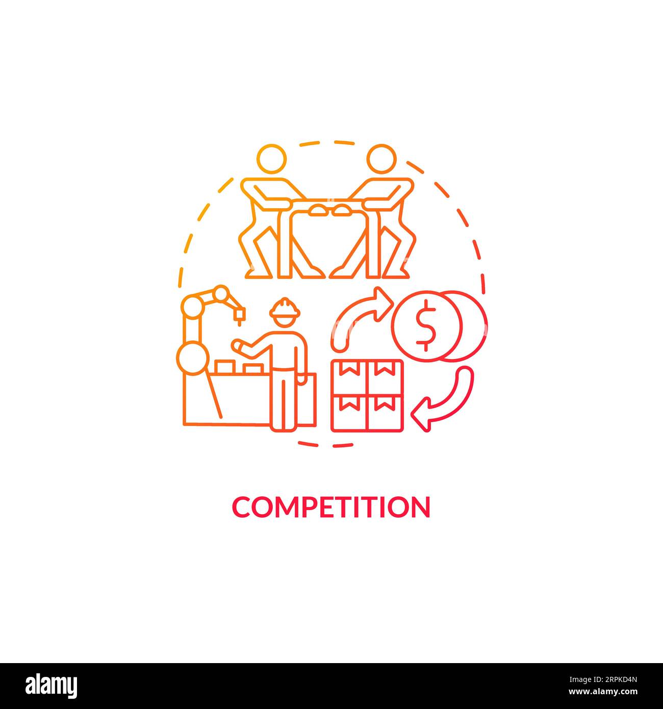 Surplus production Stock Vector Images - Alamy