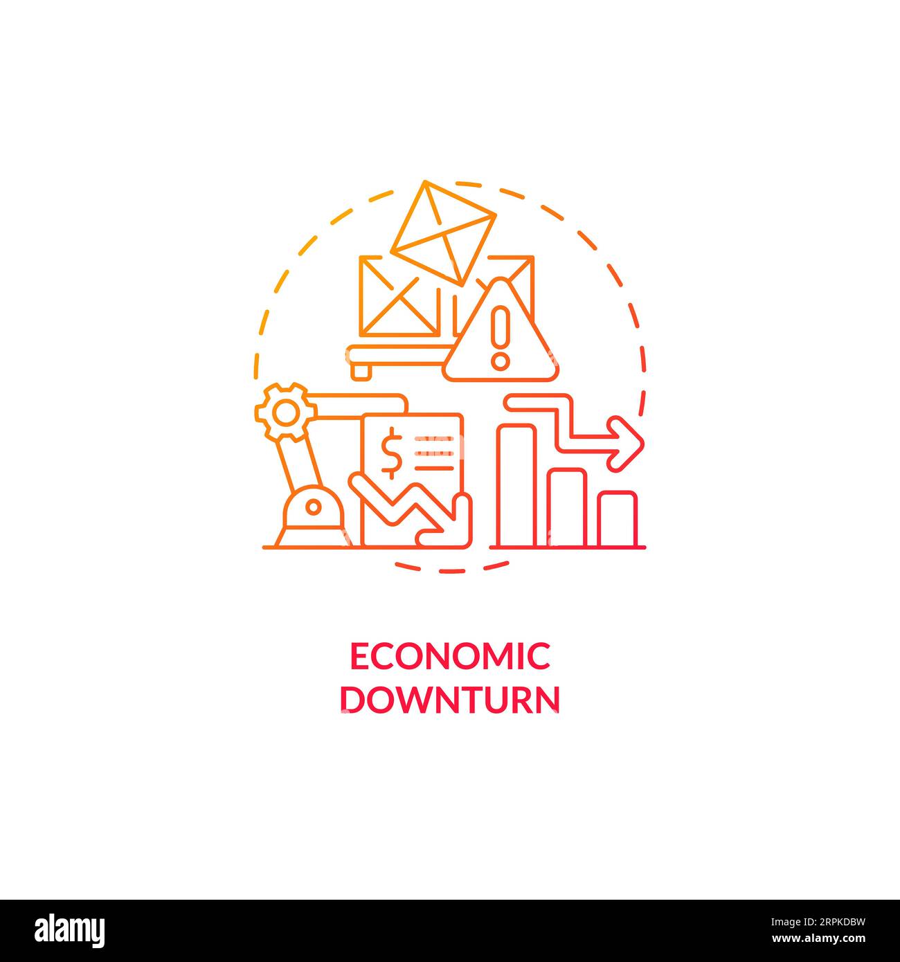 Commercial downturn Stock Vector Images - Alamy