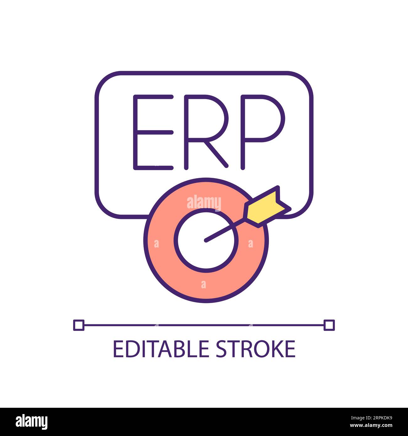 2D thin line planning and preparation icon Stock Vector Image & Art - Alamy