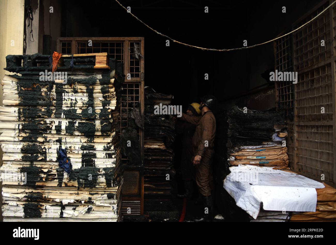 Fire brigade on site hi-res stock photography and images - Alamy