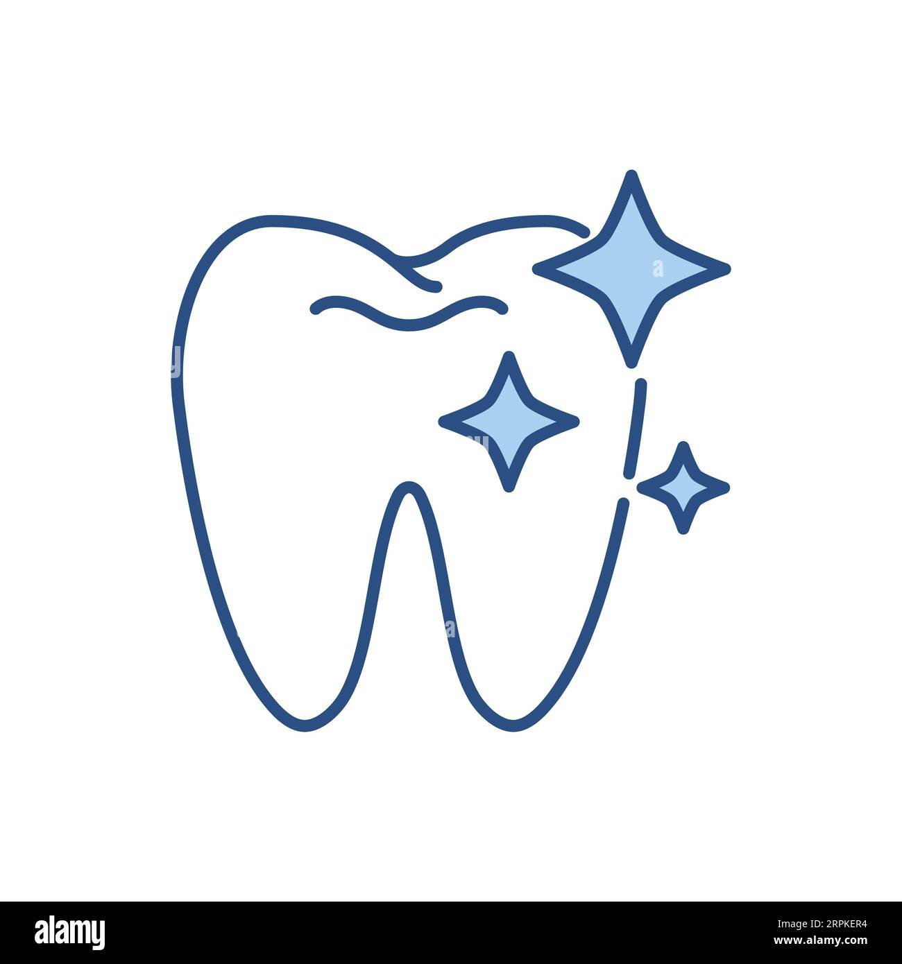 Tooth Clean Related Vector Icon. Tooth Clean Sign. Isolated on White ...