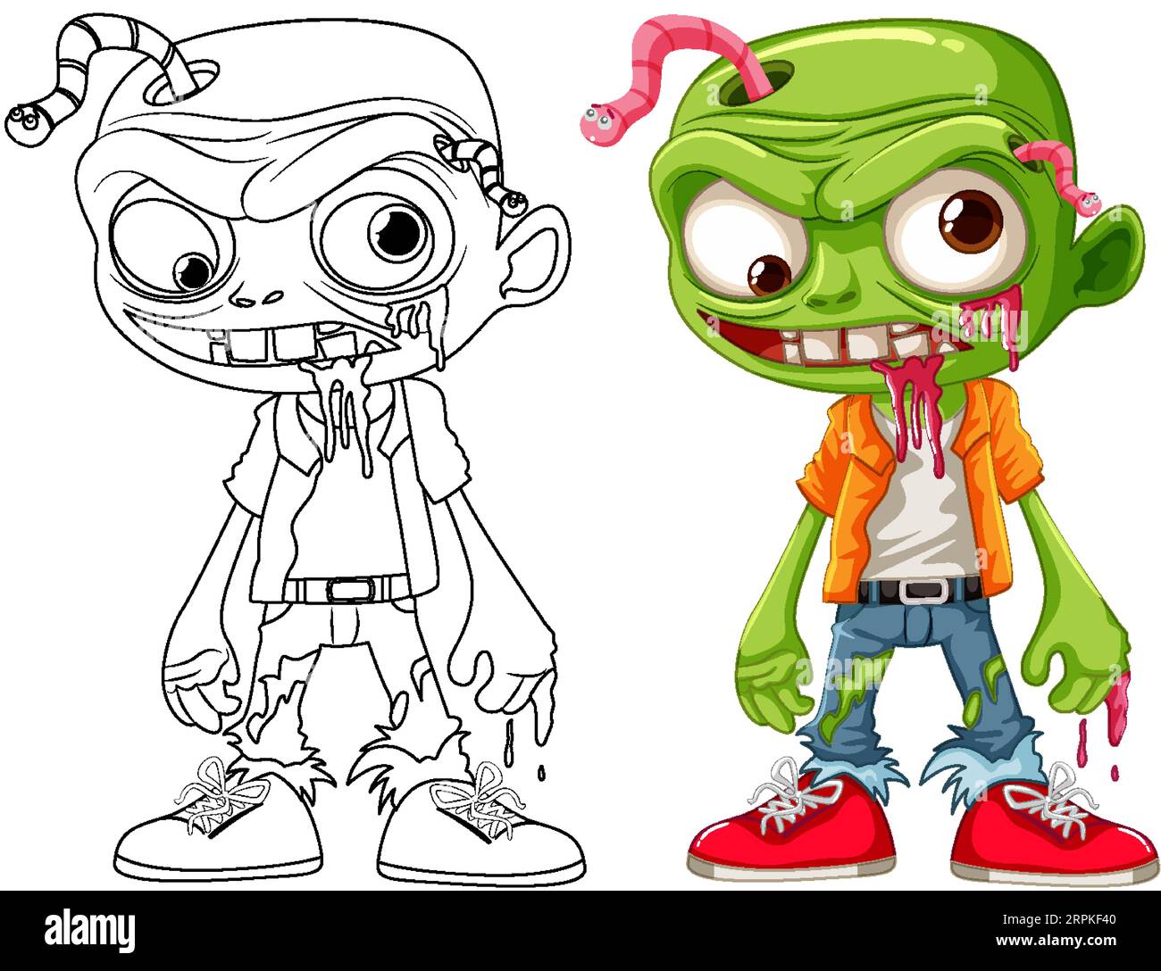 Worm Head Sticking Out