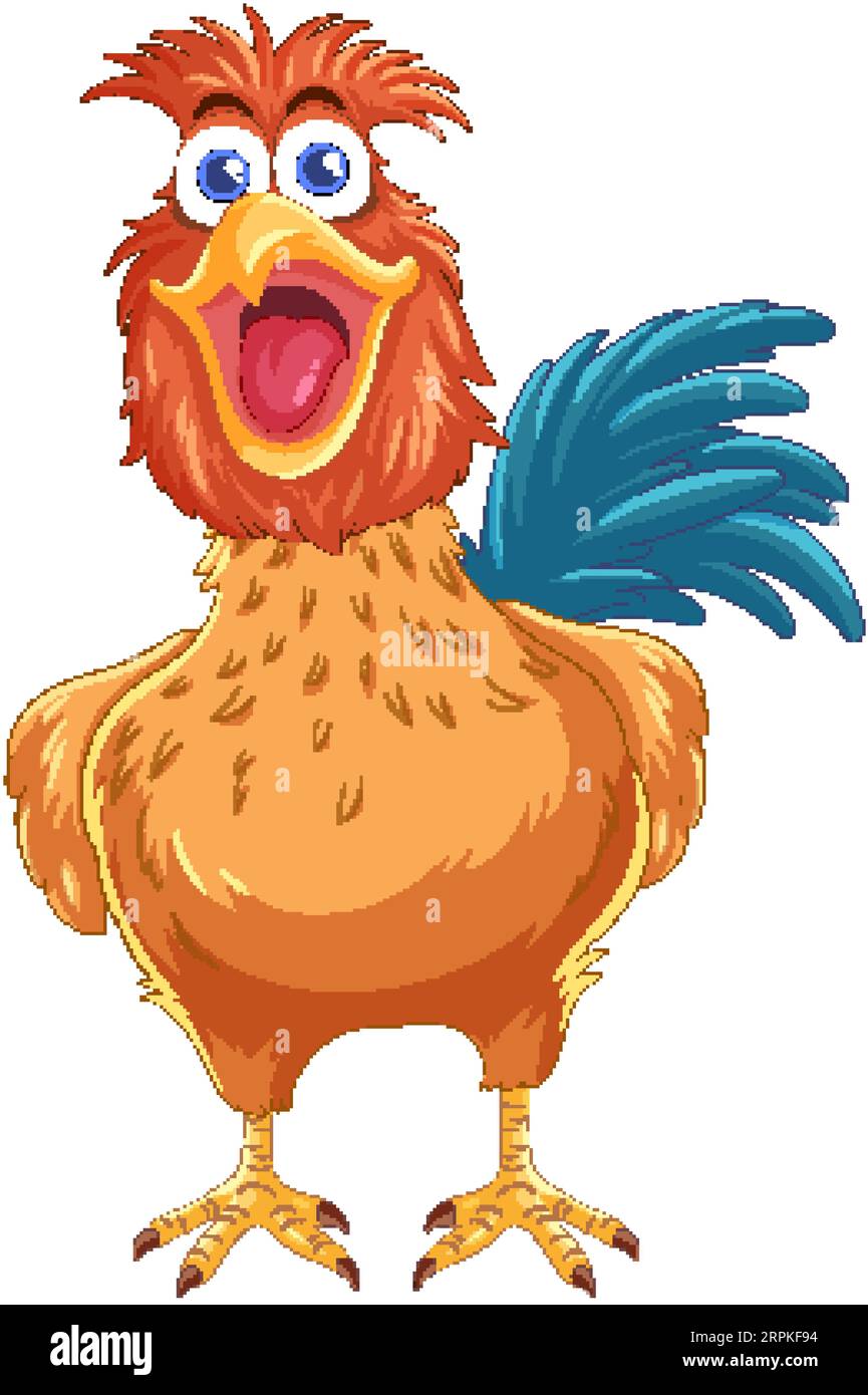 Animated chicken Stock Vector Images - Alamy