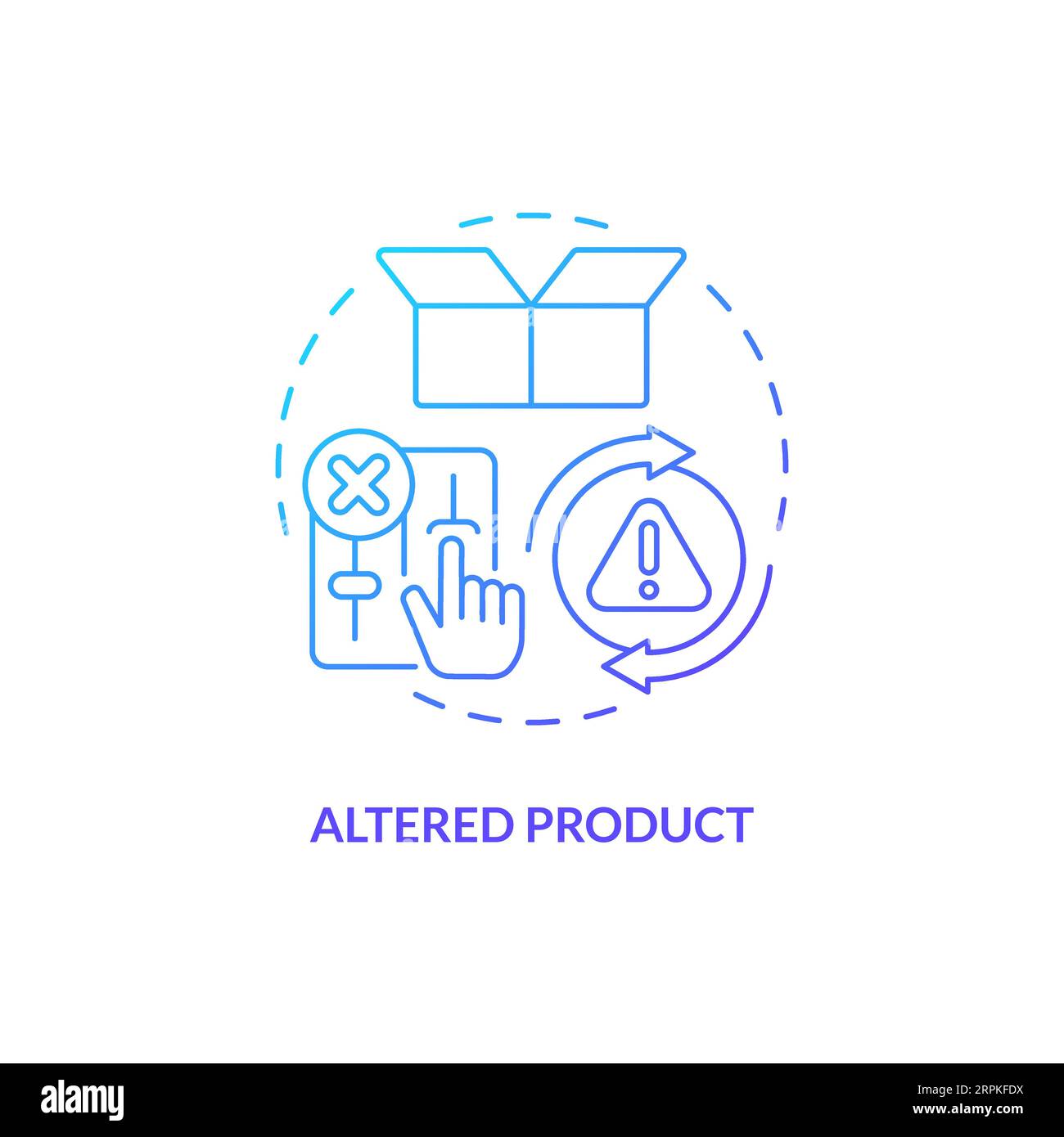 2D altered product gradient icon concept Stock Vector Image & Art - Alamy