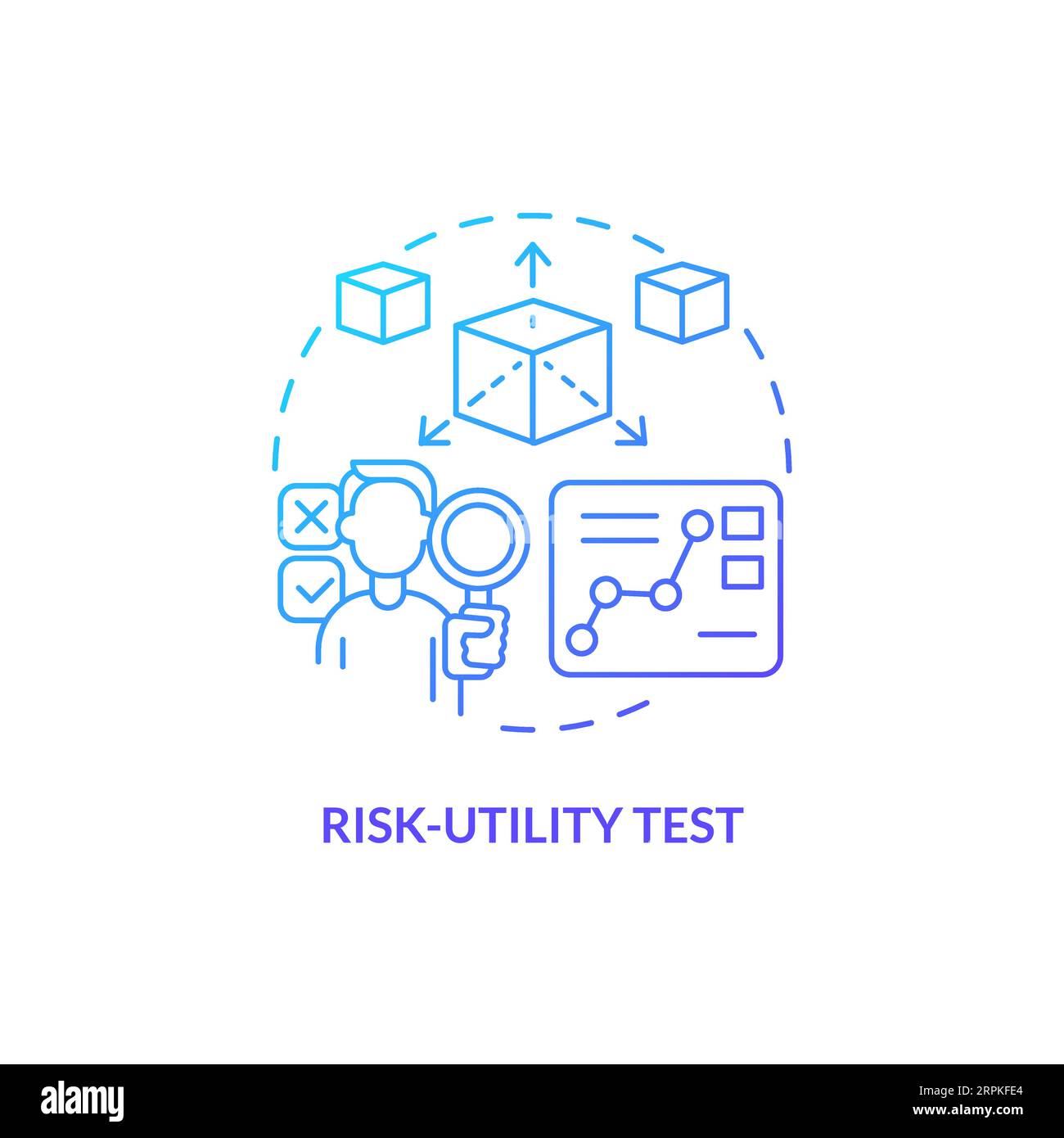 Risk utility test Stock Vector Images - Alamy