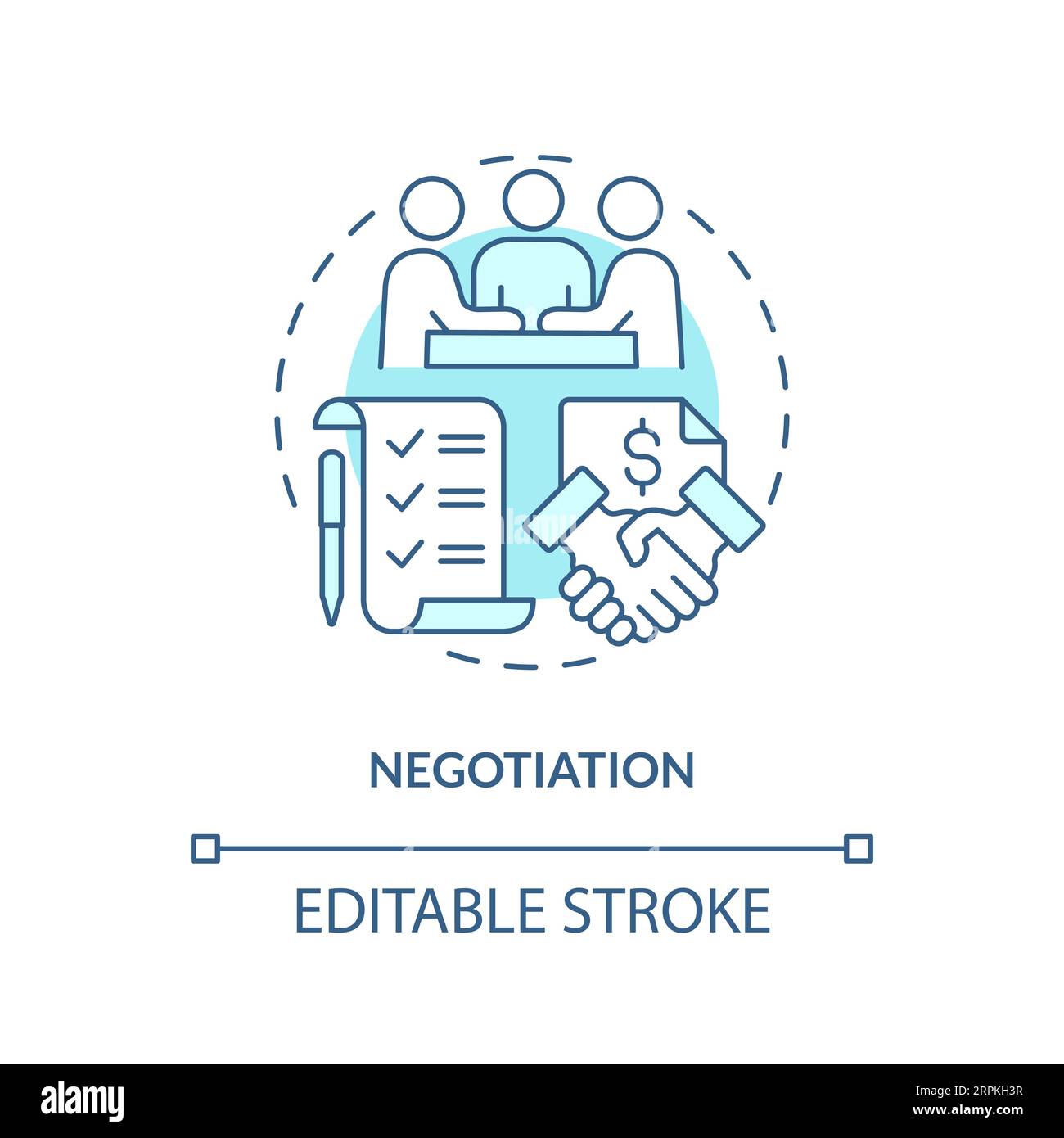 2D customizable negotiation blue icon concept Stock Vector Image & Art ... 2D customizable negotiation blue icon concept Stock Vector Image & Art ...