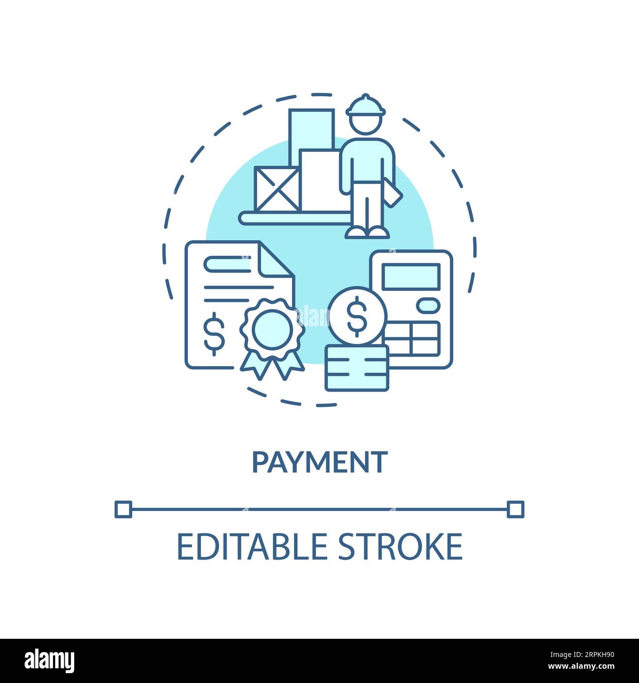 2D customizable payment blue icon concept Stock Vector Image & Art - Alamy 2D customizable payment blue icon concept Stock Vector Image & Art - Alamy