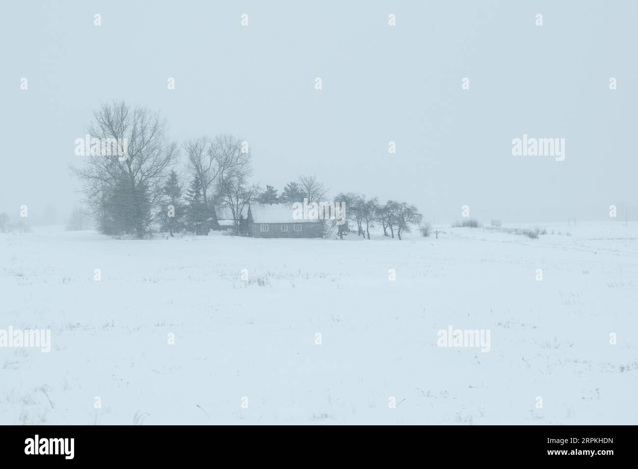 Frost cold arctic white house hi-res stock photography and images - Alamy