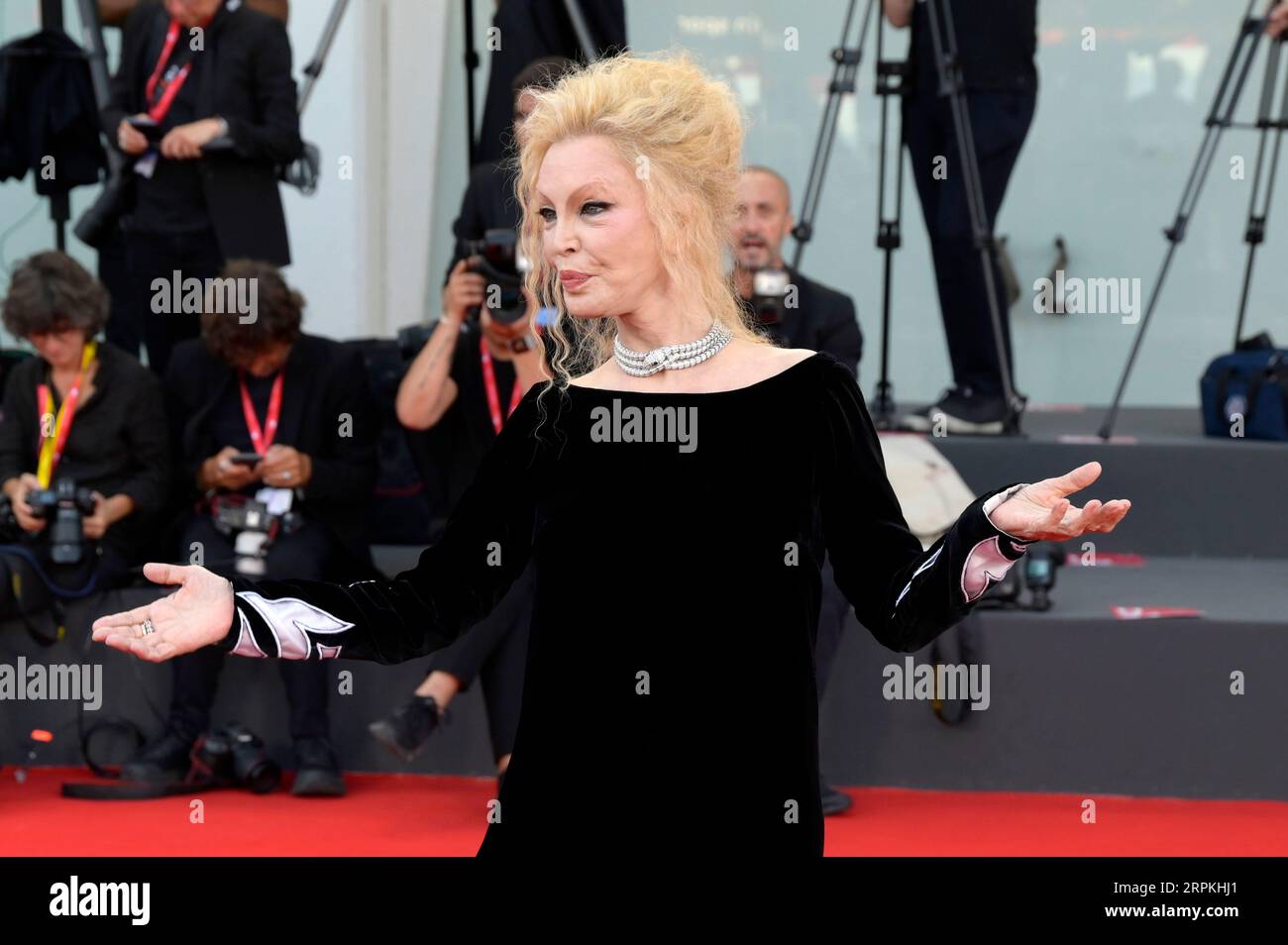 Patty Pravo attends at red carpet of Priscilla movie at Venice Film ...